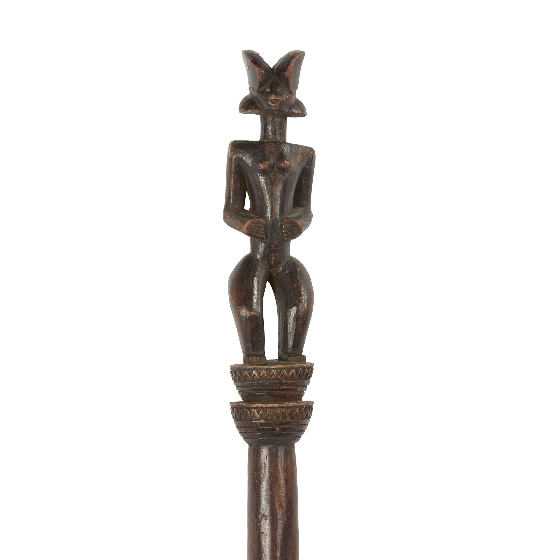 East African Wood Staff | Witherell's Auction House