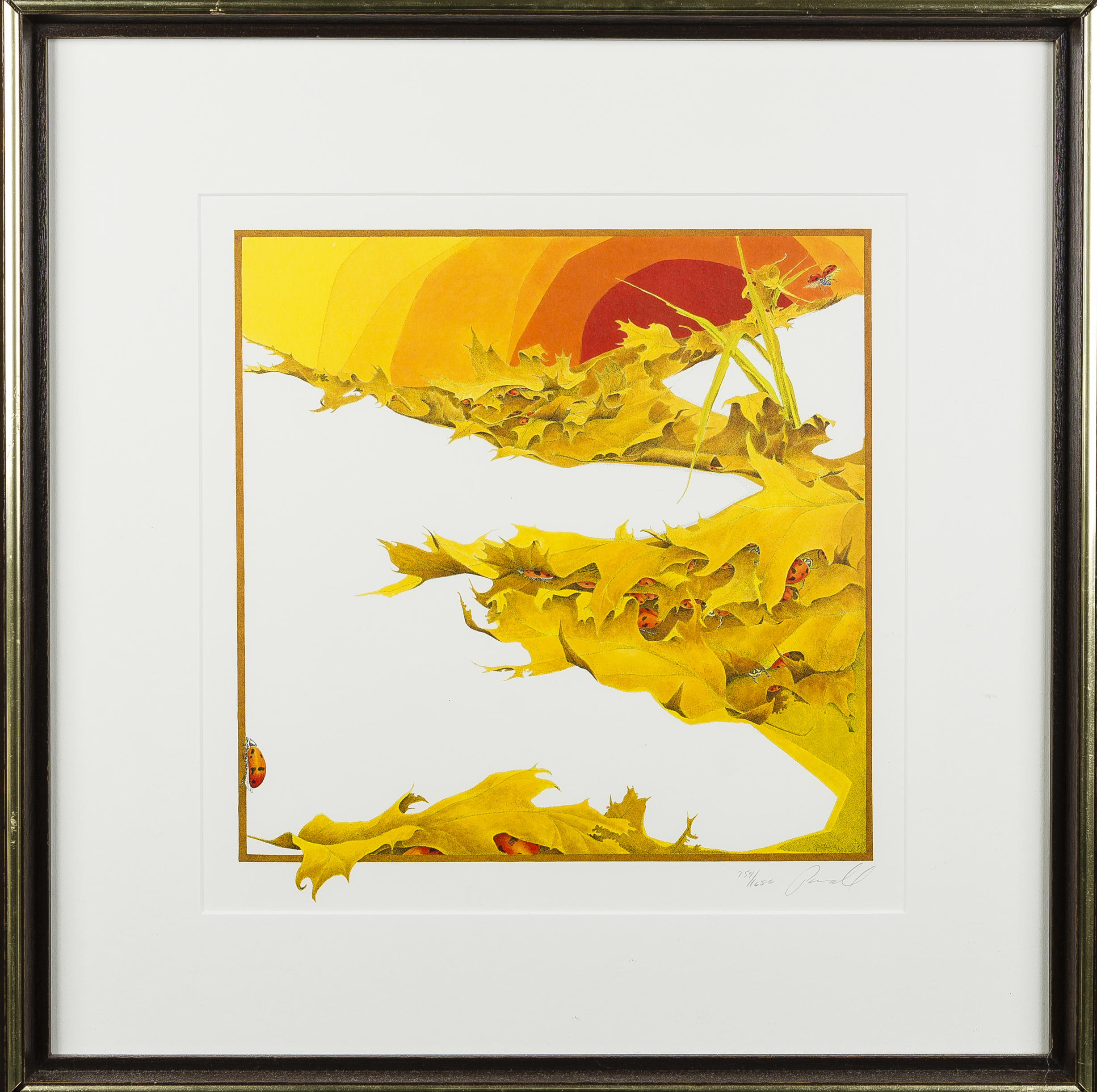 Peter Parnall "Ladybugs" Print, 1980 | Witherell's Auction House