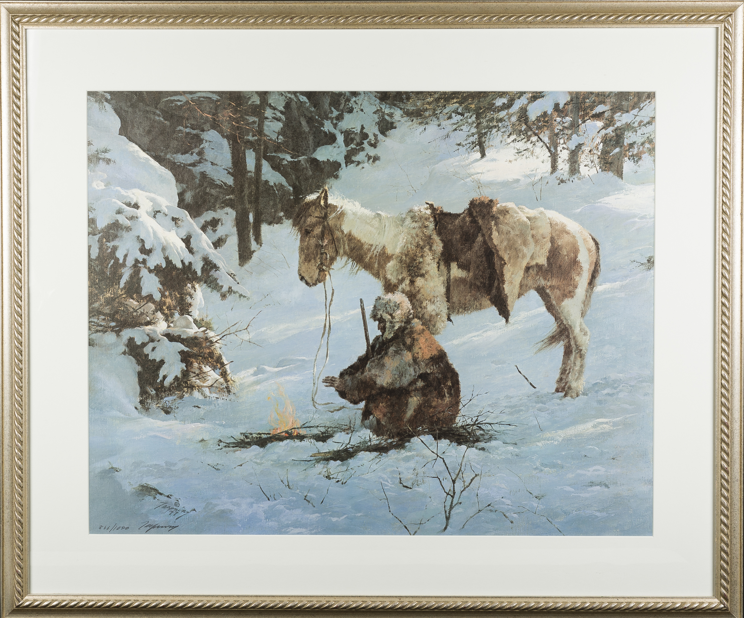 Howard Terpning "Small Comfort" Print | Witherell's Auction House