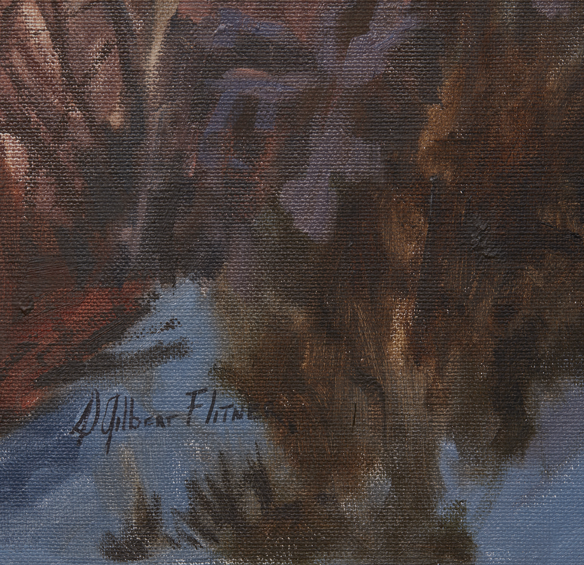 Painting, David Flitner, "Late Spring Snow" | Witherell's Auction House