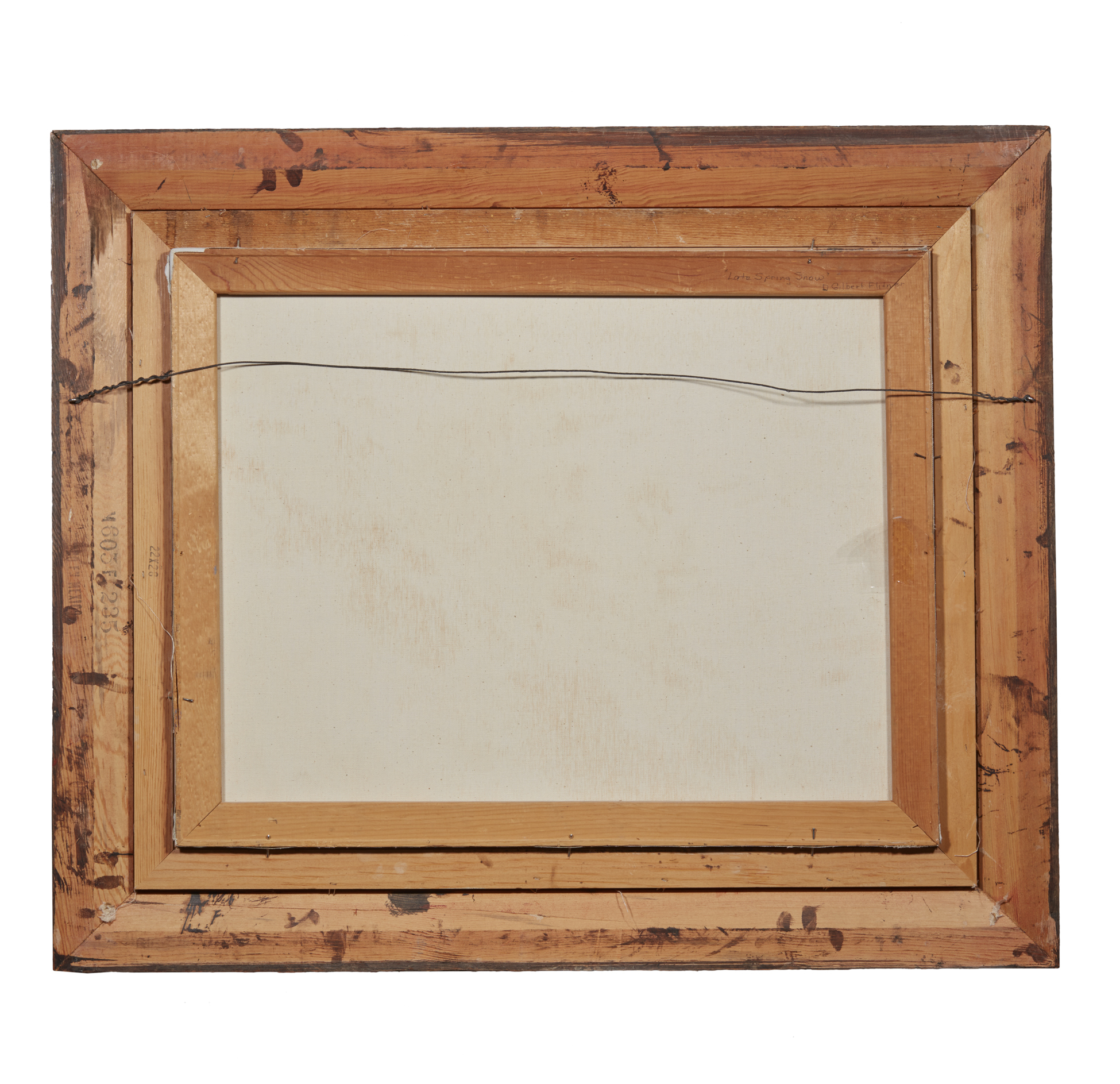 Painting, David Flitner, "Late Spring Snow" | Witherell's Auction House