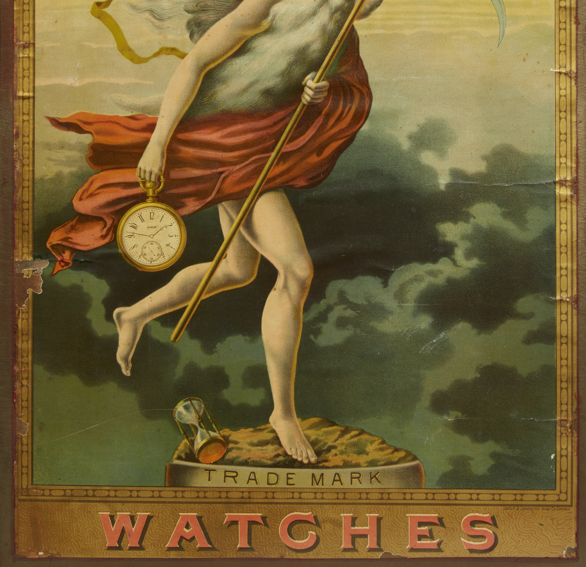 Elgin Watches Advertising Poster | Witherell's Auction House