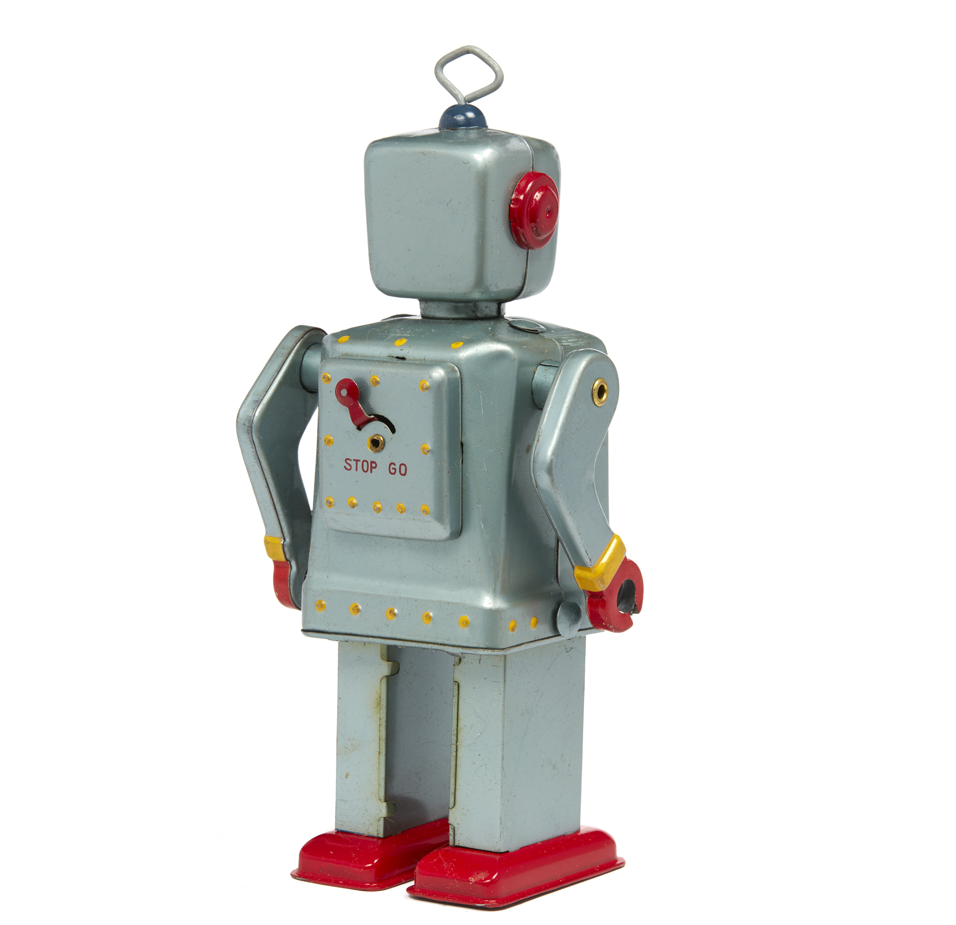 "Robbie" The Roving Robot Tin Litho Toy, Original Box | Witherell's ...