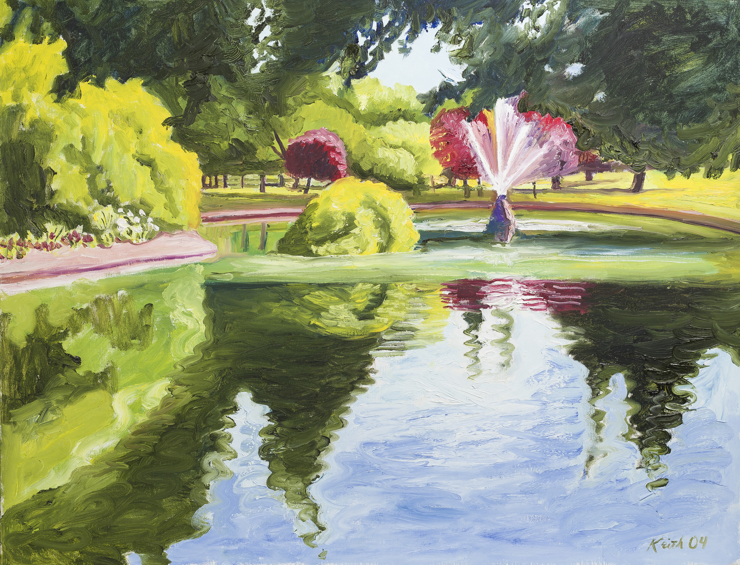 Keith Bachmann "Land Park," Painting, 2004 | Witherell's Auction House