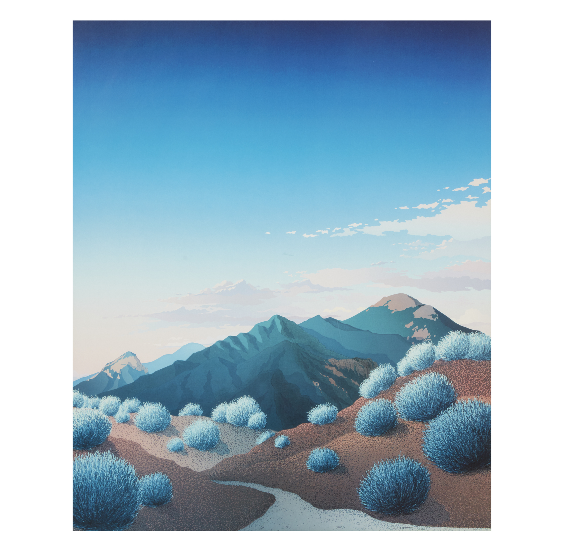 Doug West (b. 1947), Serigraph, "Taos" | Witherell's Auction House
