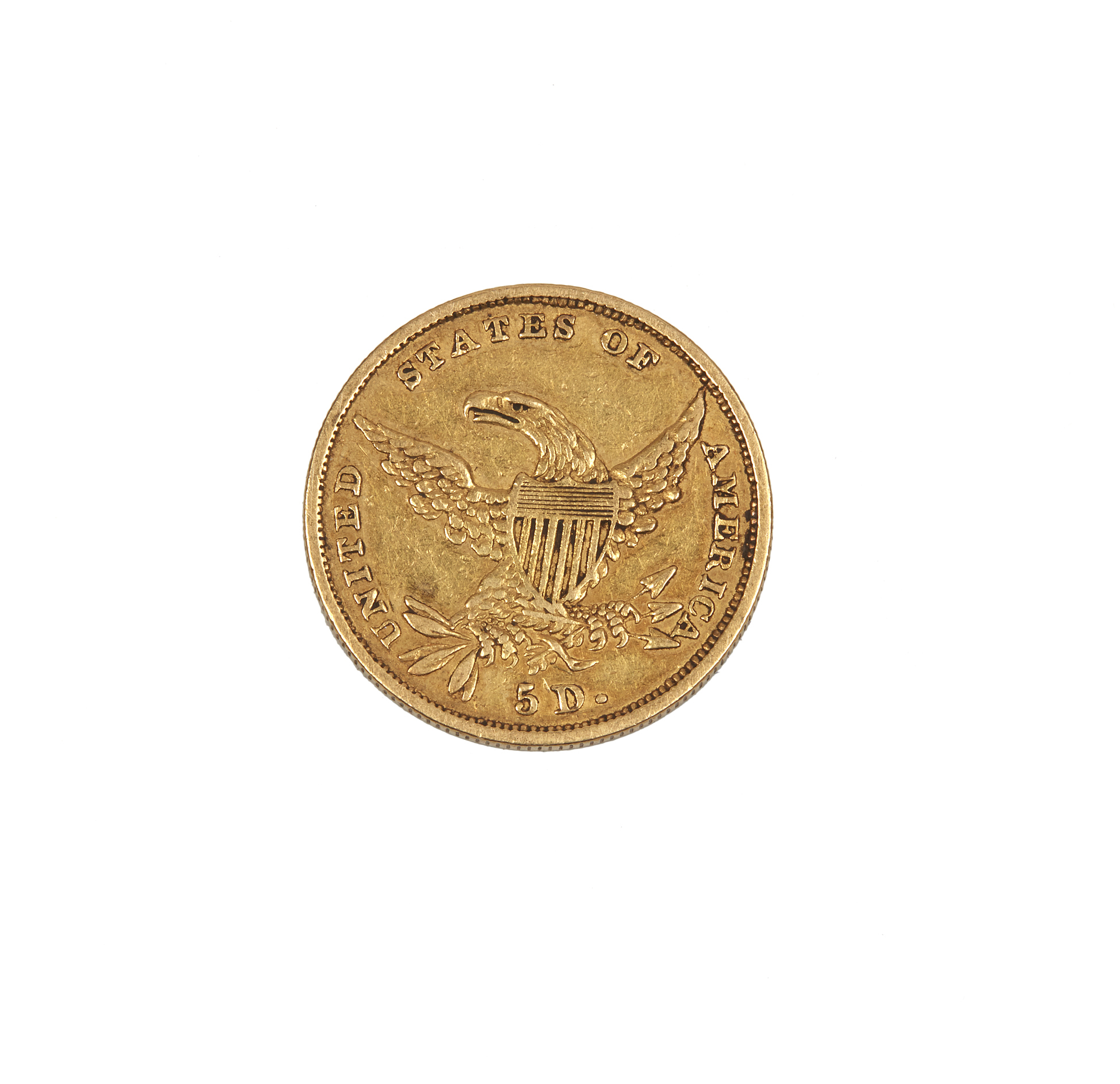 1834 Liberty Head $5 Gold Coin | Witherell's Auction House