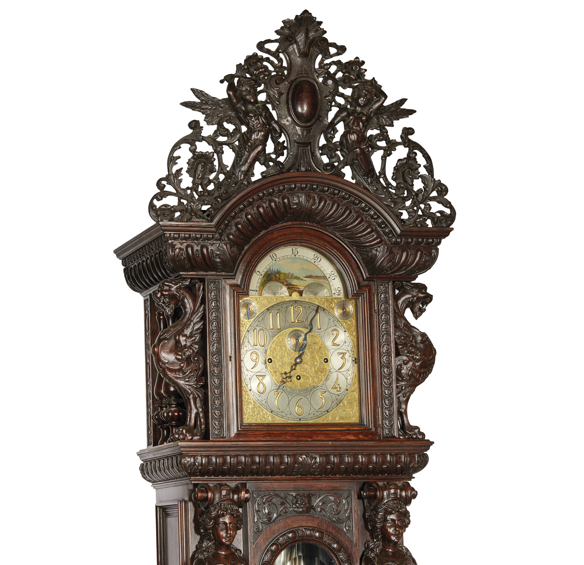 R.J. Horner Tall Case Clock | Witherell's Auction House