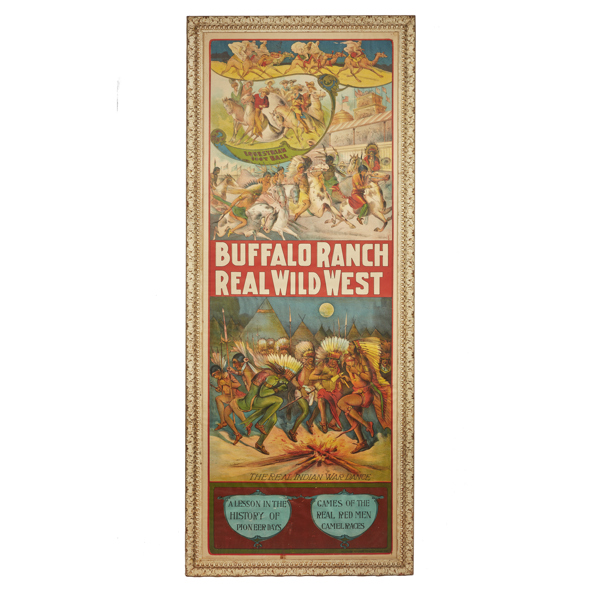 Buffalo Ranch Real Wild West Poster | Witherell's Auction House