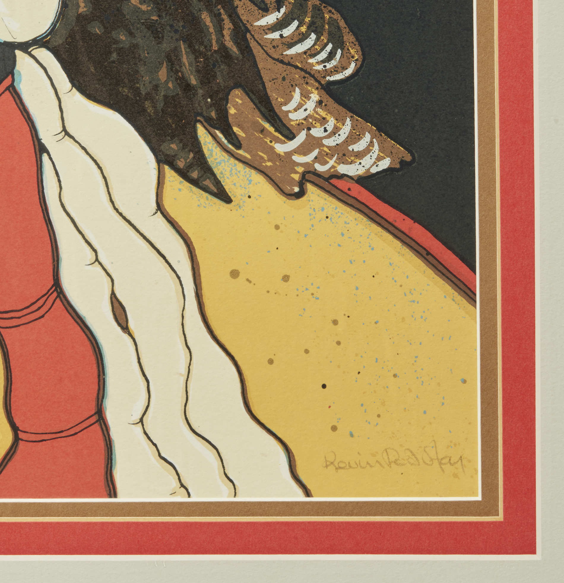 Kevin Red Star (b. 1943) Lithograph, "Pipe Carrier" | Witherell's ...