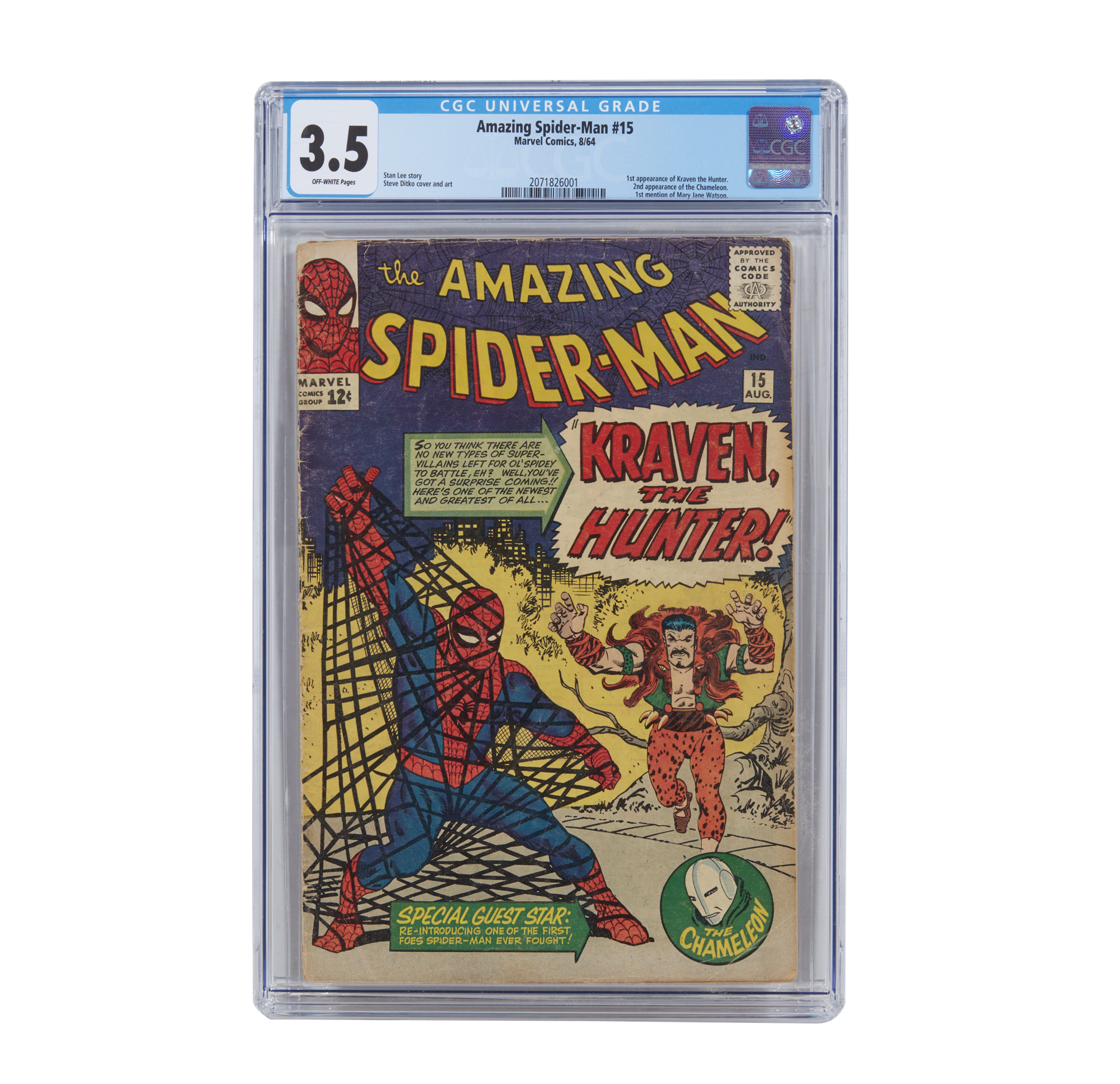 Spider-Man, 1st Appearance of Kraven the Hunter | Witherell's Auction House