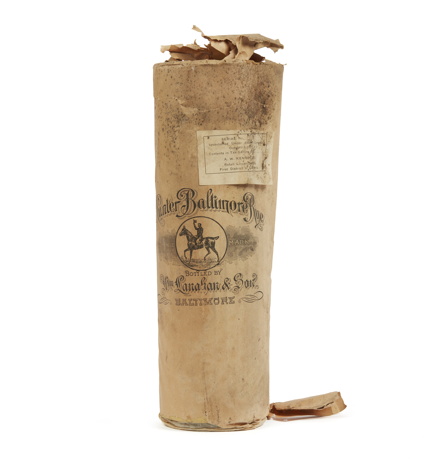 Originally Packaged Hunter Baltimore Rye Whiskey | Witherell's Auction ...