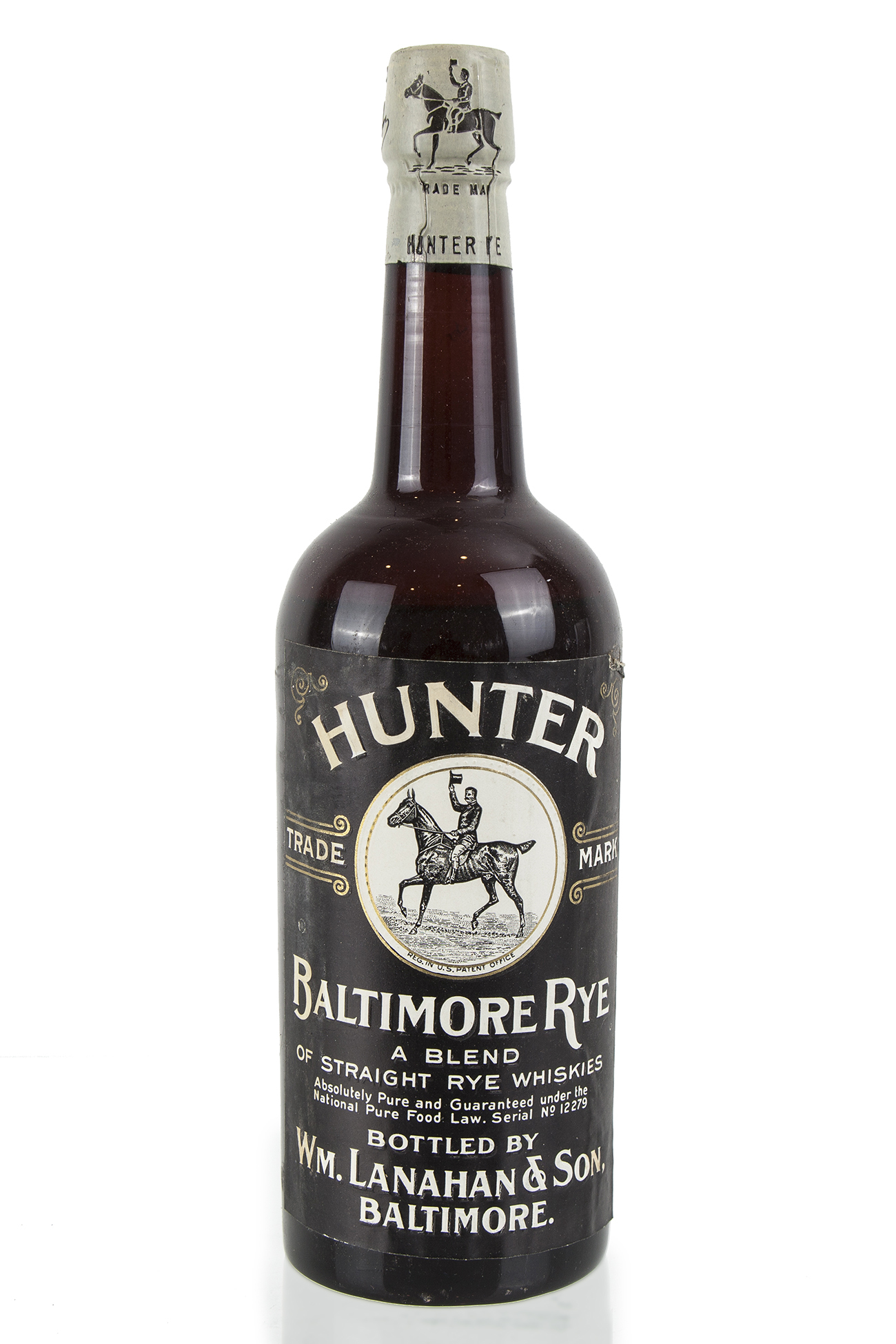 Originally Packaged Hunter Baltimore Rye Whiskey | Witherell's Auction ...