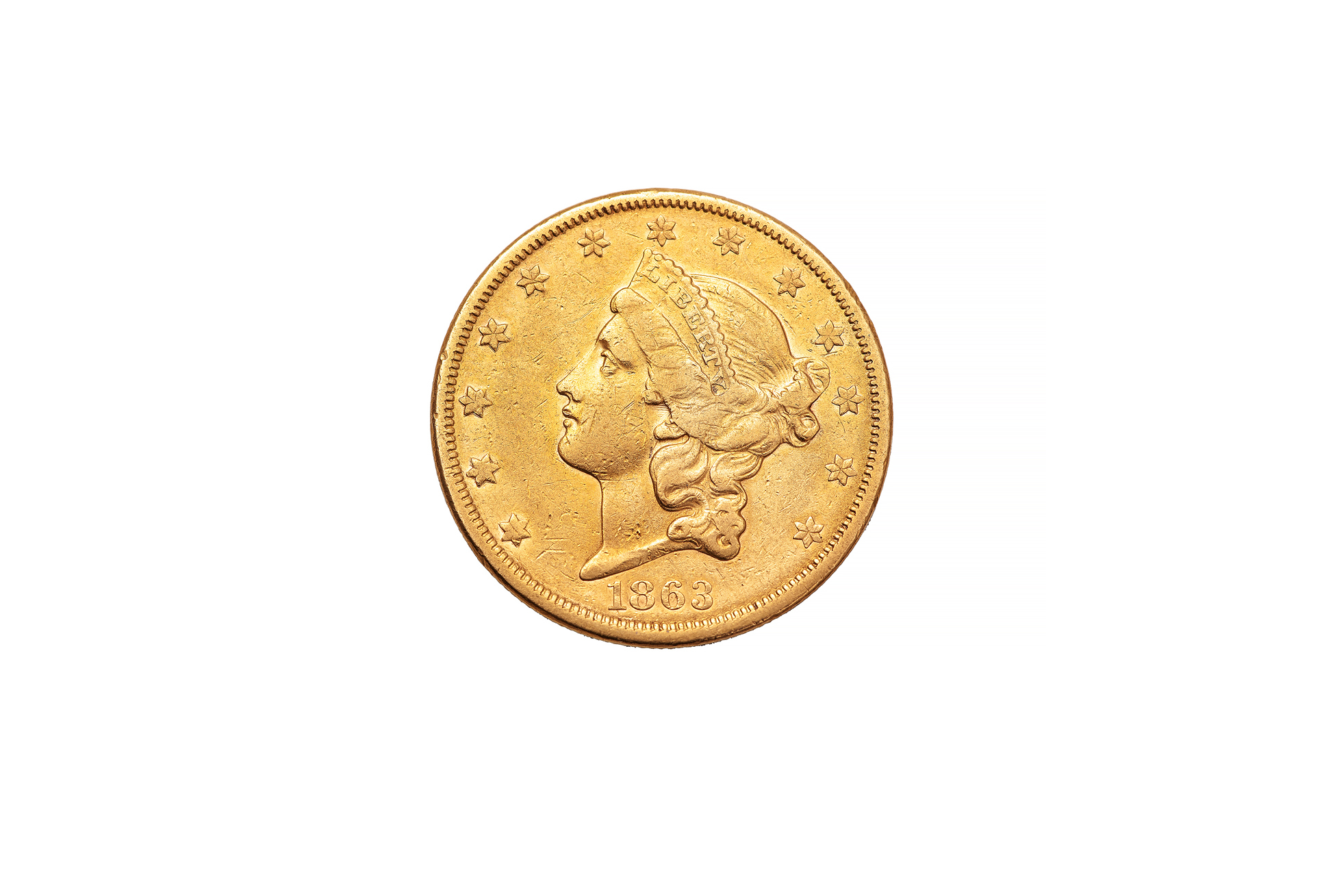 1863 Double Eagle Gold Coin | Witherell's Auction House