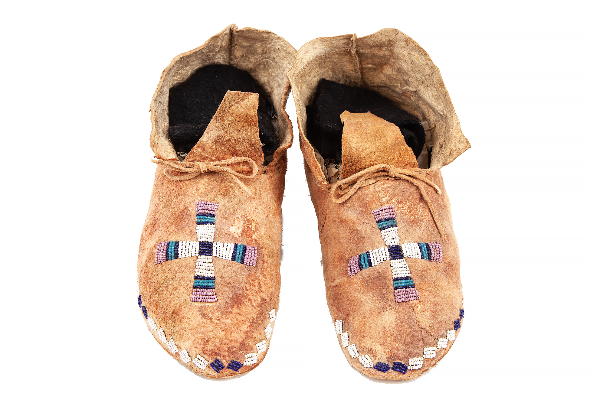Native American Beaded Moccasins | Witherell's Auction House