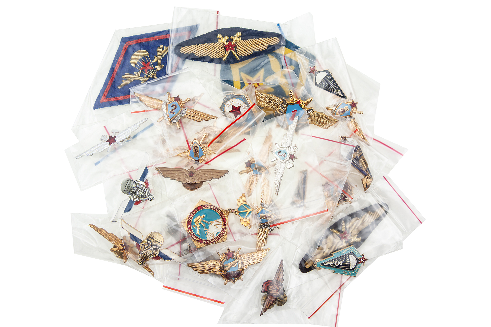 30 Soviet Russian Air Force Wings and Badges | Witherell's Auction House