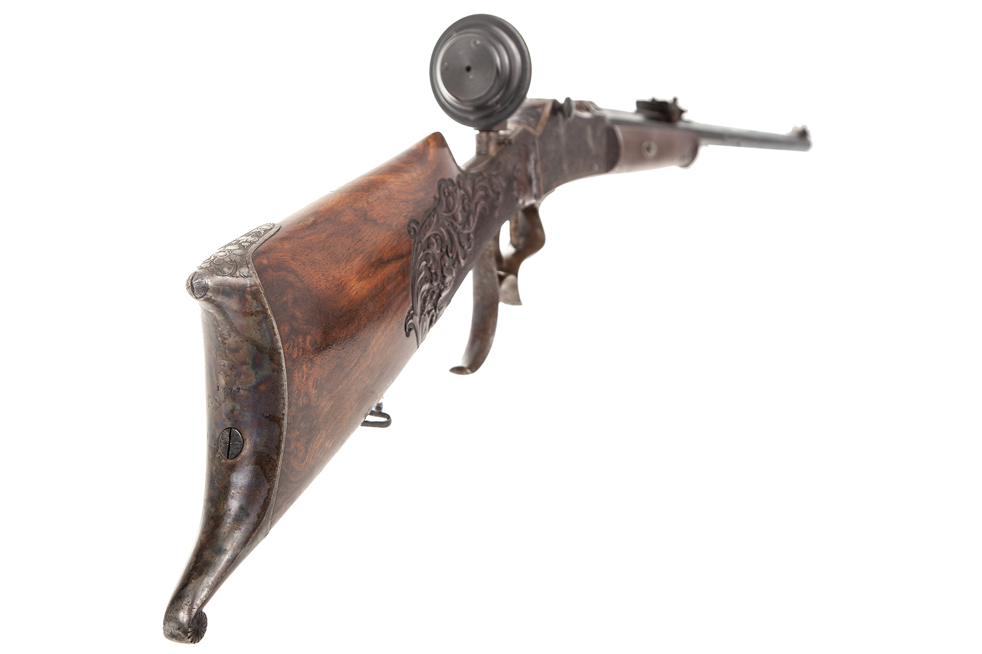 German Sheutzen Style Target Rifle by Schmitt of Lindau | Witherell's ...