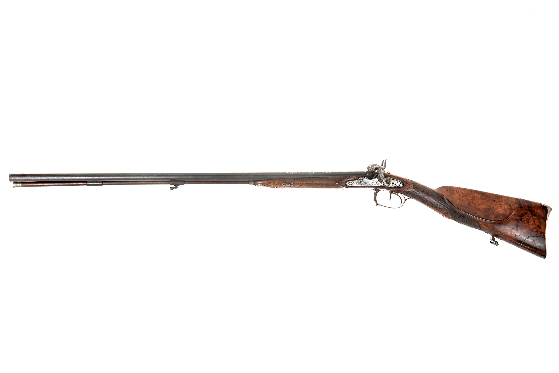 Boutet Double Barreled Percussion Shotgun | Witherell's Auction House