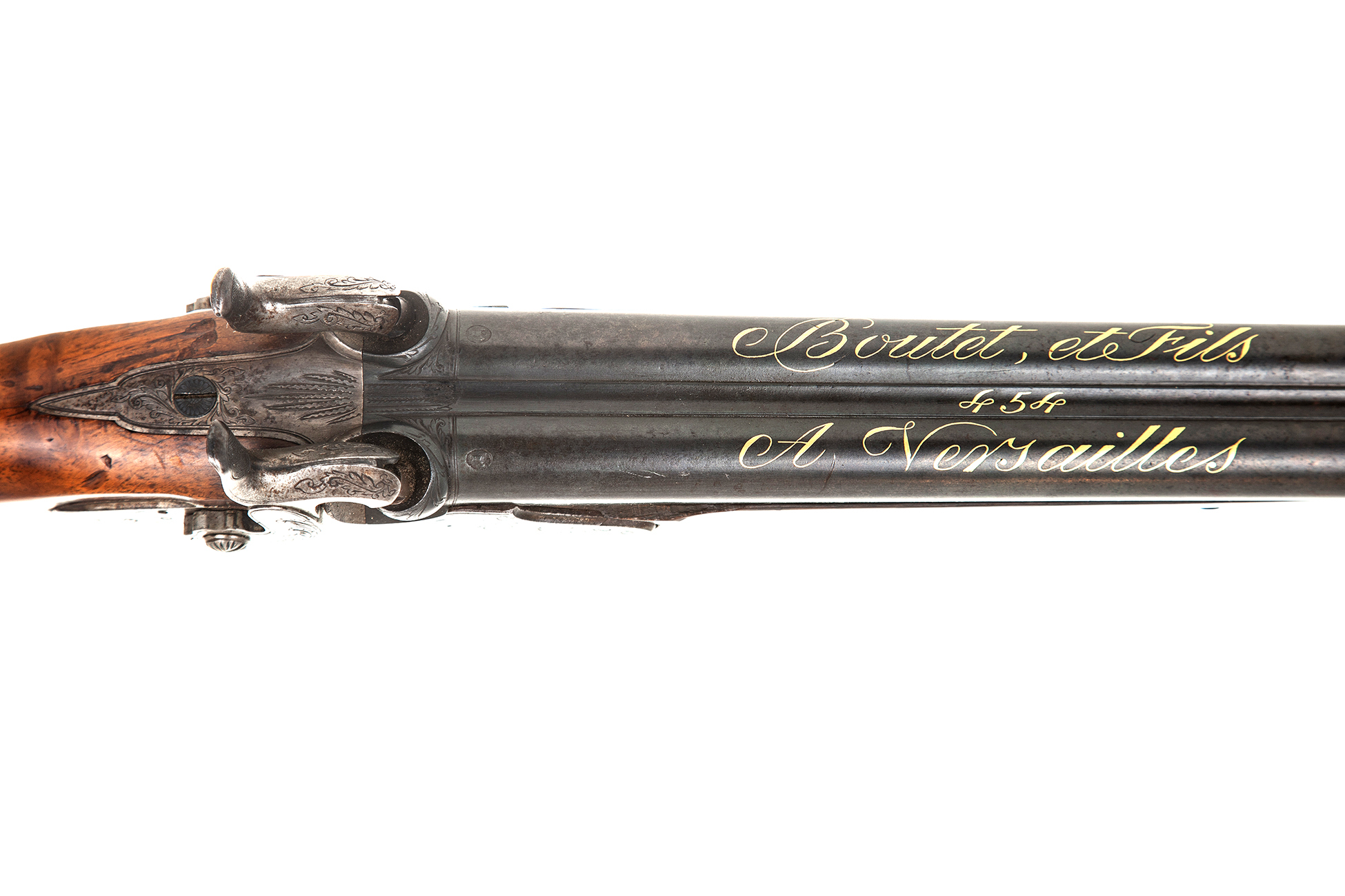 Boutet Double Barreled Percussion Shotgun | Witherell's Auction House