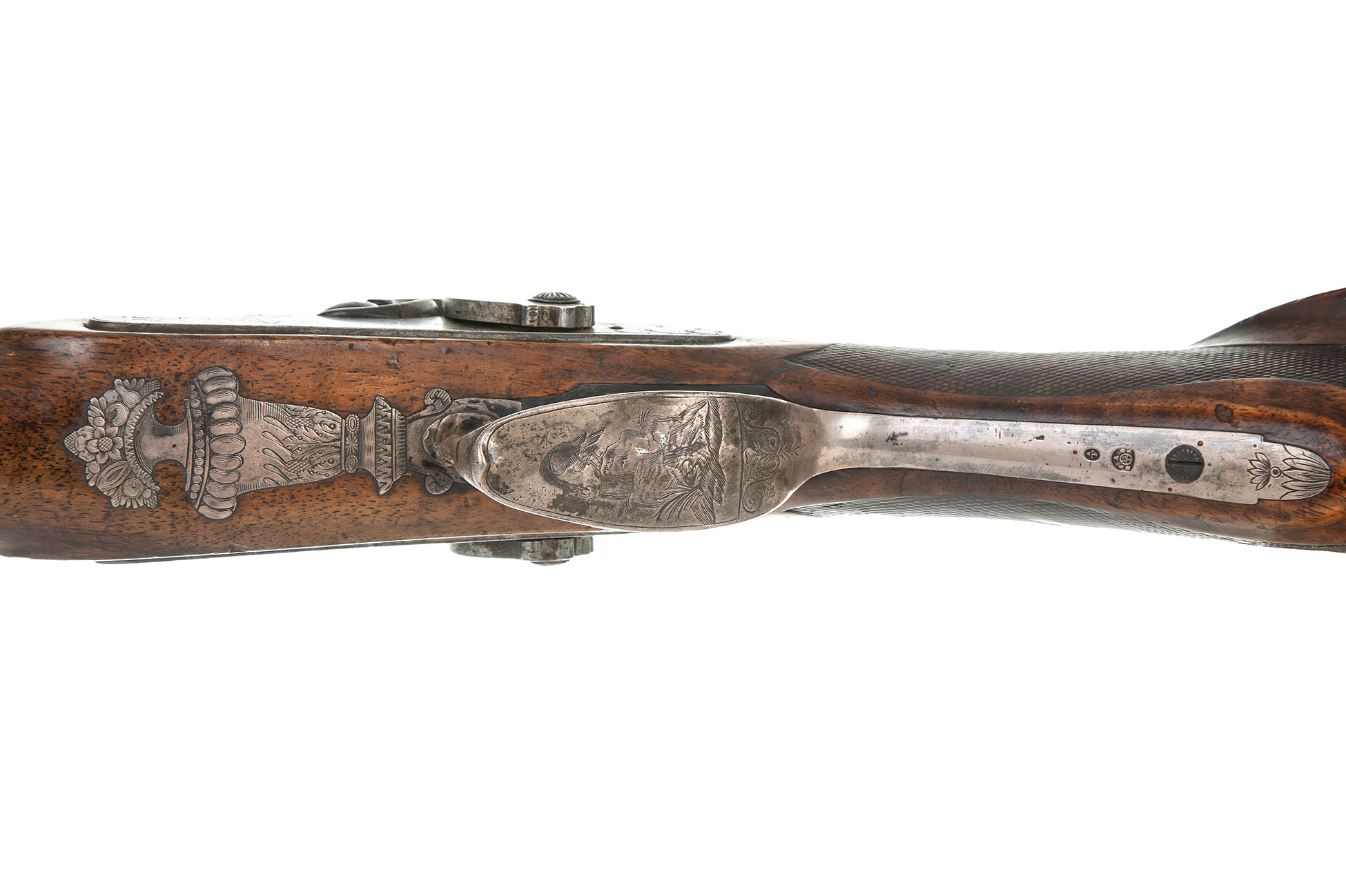 Boutet Double Barreled Percussion Shotgun | Witherell's Auction House