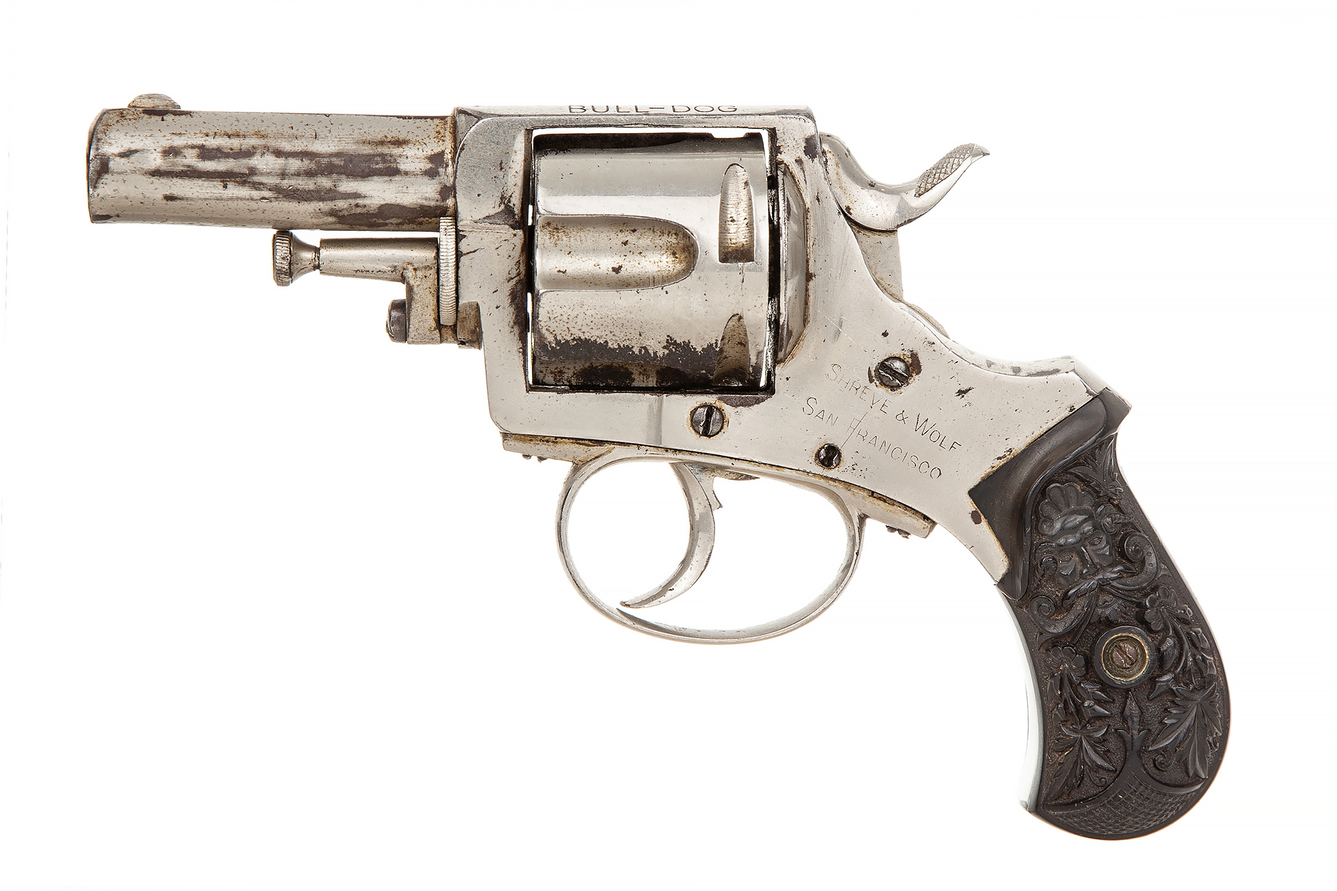 California Bulldog Revolver, by Shreve & Wolf of San Francisco ...