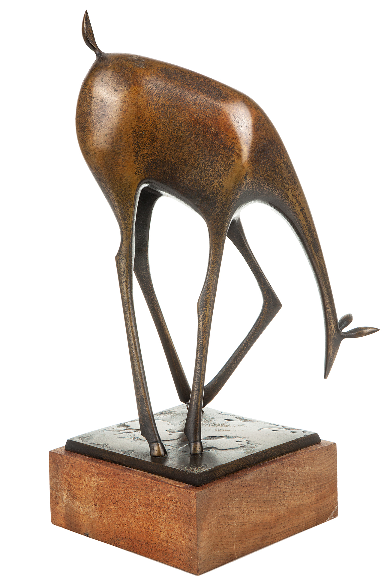 Douglas Purdy Bronze Sculpture, "Deer" | Witherell's Auction House