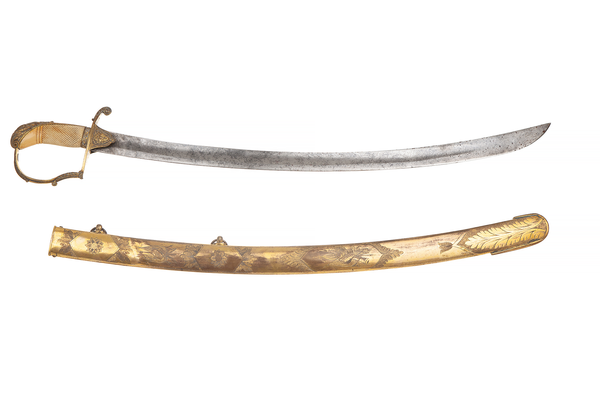 Superb American or British D-Guard Saber Sword | Witherell's Auction House