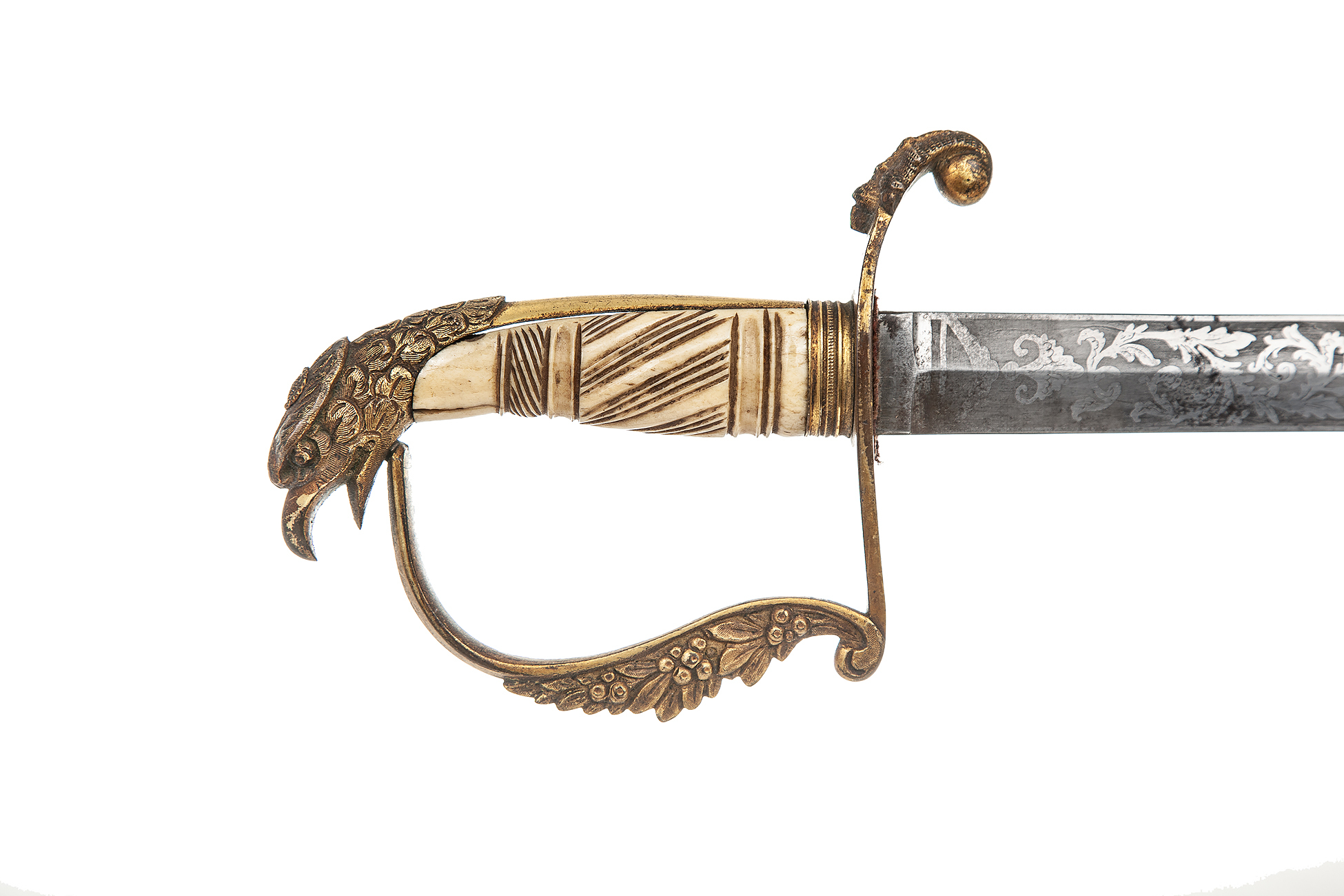 American Eagleheaded Officer’s Spadroon Sword Saber | Witherell's ...
