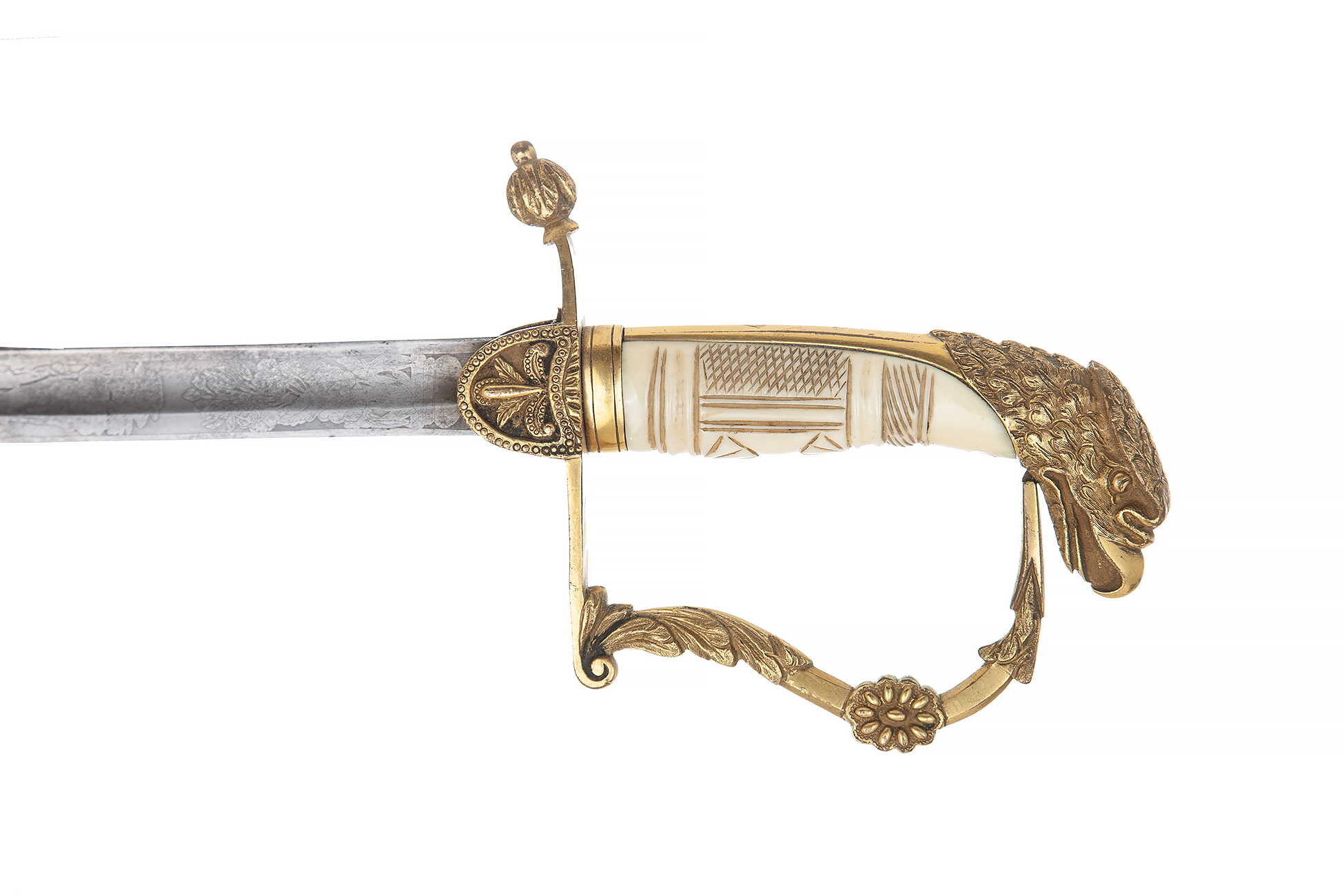 American Officer’s Eaglehead Spadroon Sword | Witherell's Auction House