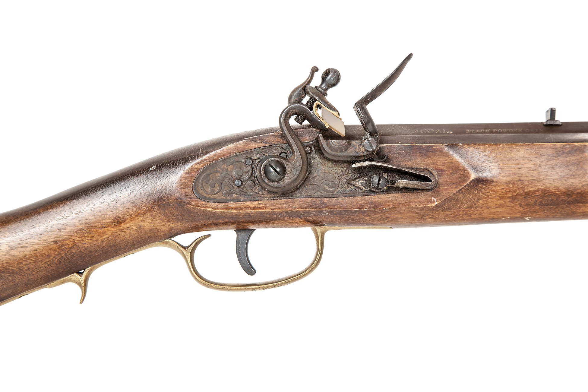 Reproduction Flintlock Kentucky Style Rifle | Witherell's Auction House