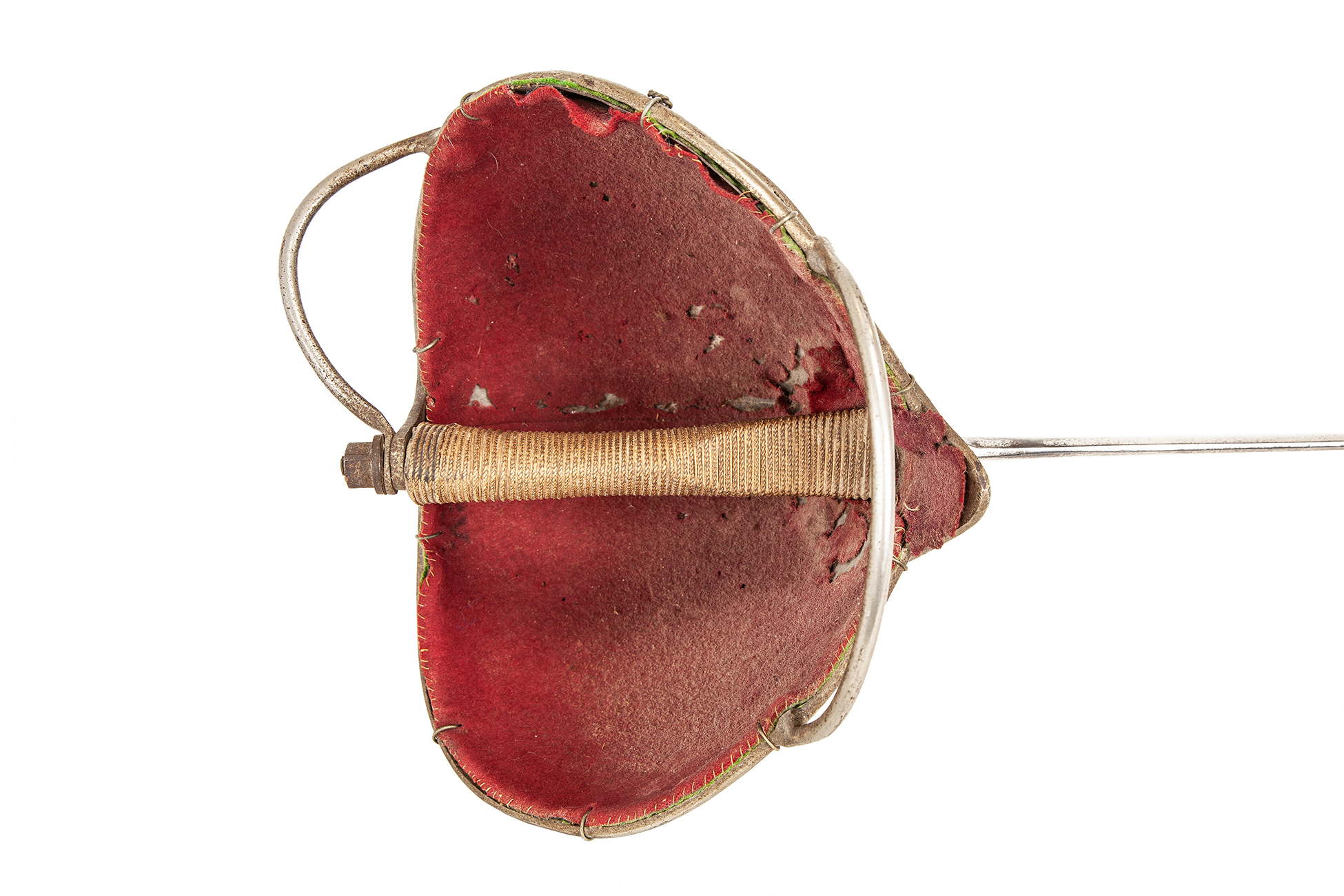 German Schleger Dueling Sword with Straight, Pointed Blade | Witherell ...