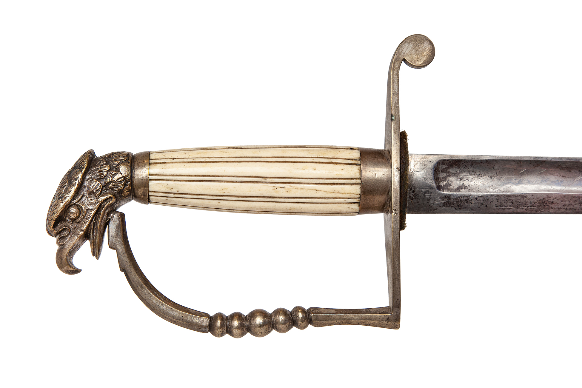 US Eagle Head Spadroon Sword with 5 Ball Hilt | Witherell's Auction House