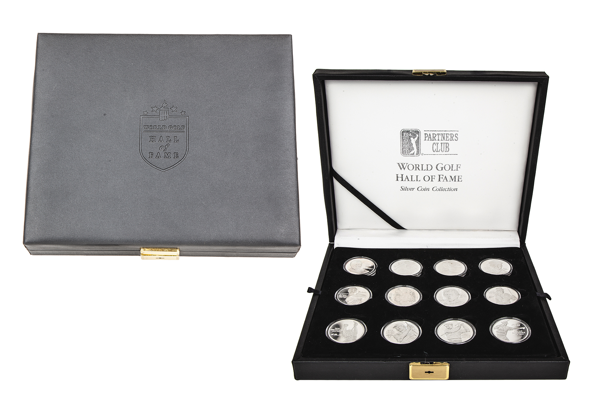 Twenty Four .999 Fine 1 troy oz. Silver Golf Legend Coins | Witherell's ...