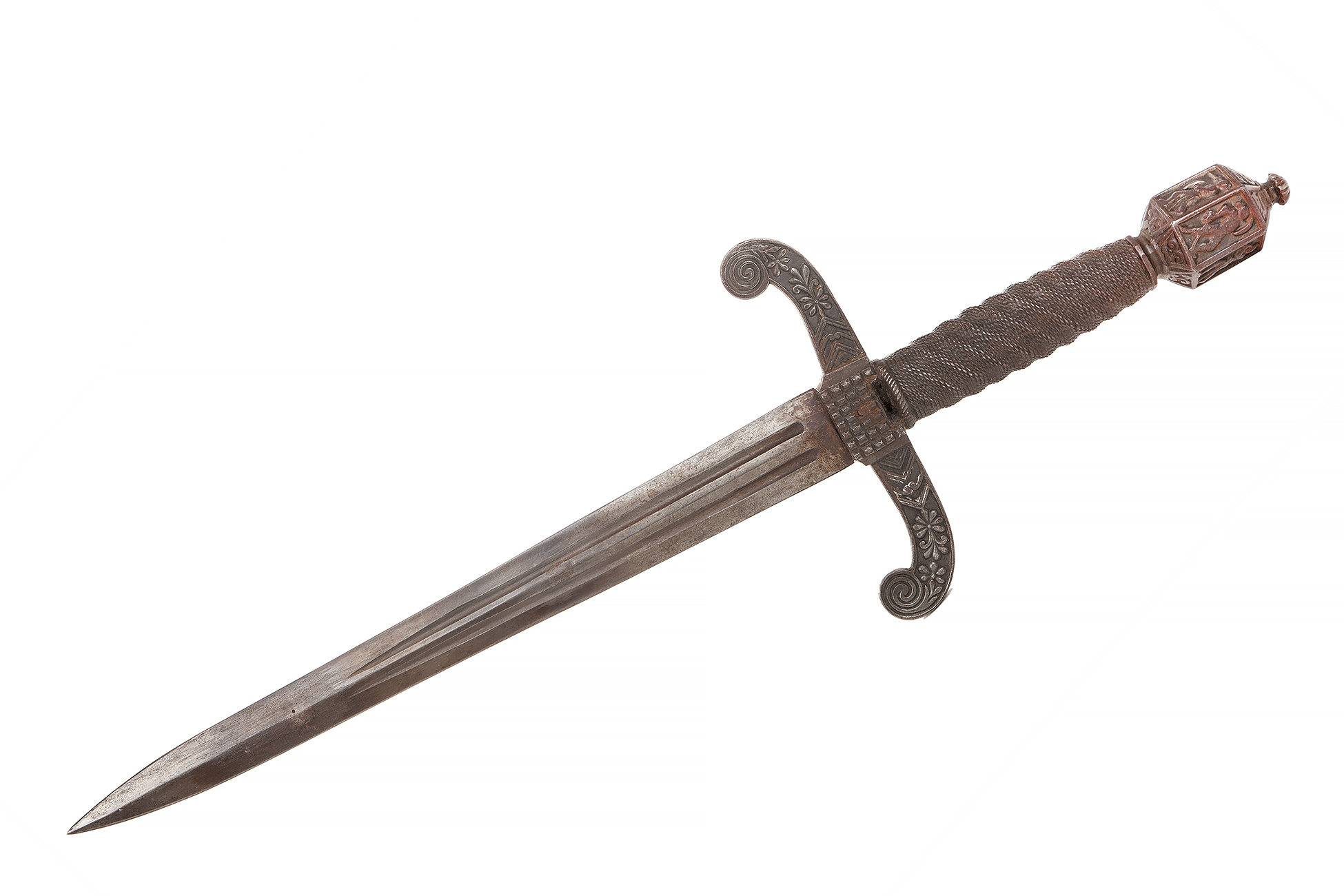 Large Medieval Style Victorian Dagger | Witherell's Auction House