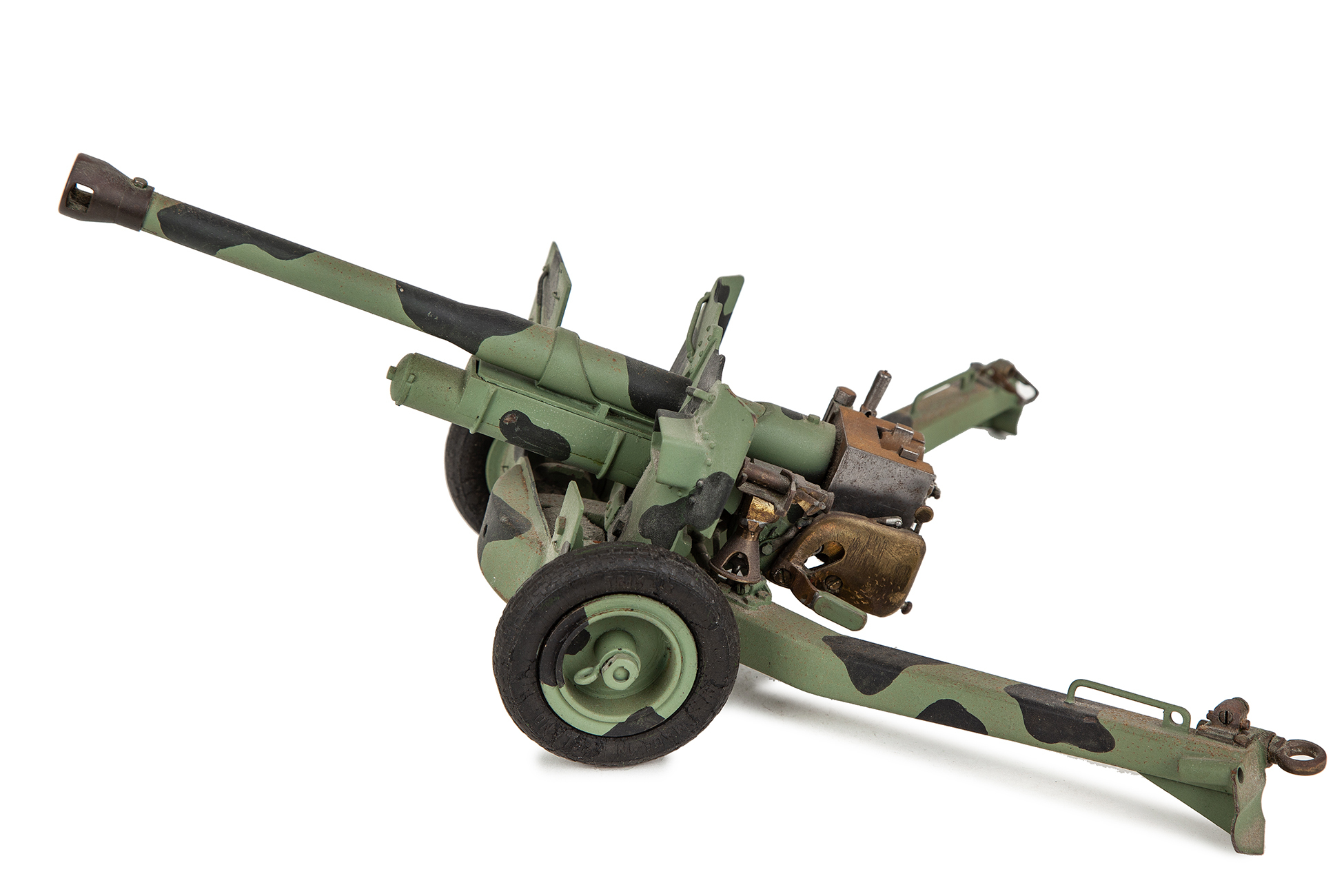 Exceptional German WWII PAK 40 Gun Handcrafted Model | Witherell's ...