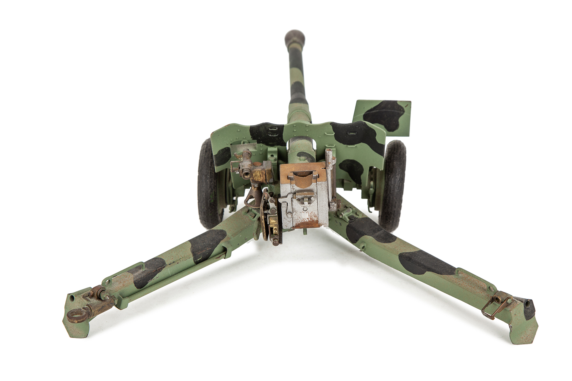 Exceptional German WWII PAK 40 Gun Handcrafted Model | Witherell's ...