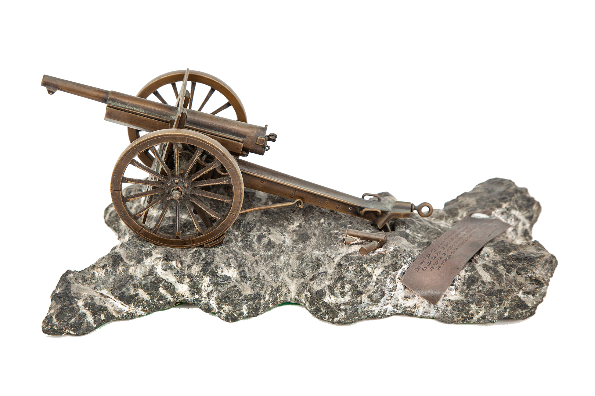 Bronze Working Model of French .75 Cannon | Witherell's Auction House