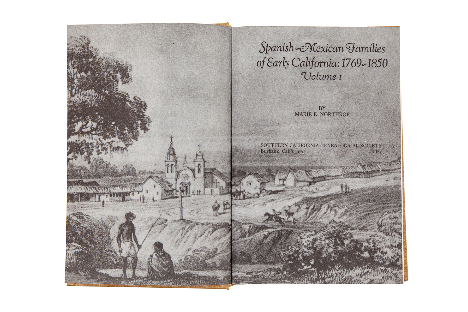 Two volumes of Spanish Mexican Families of Early California :1769 ...