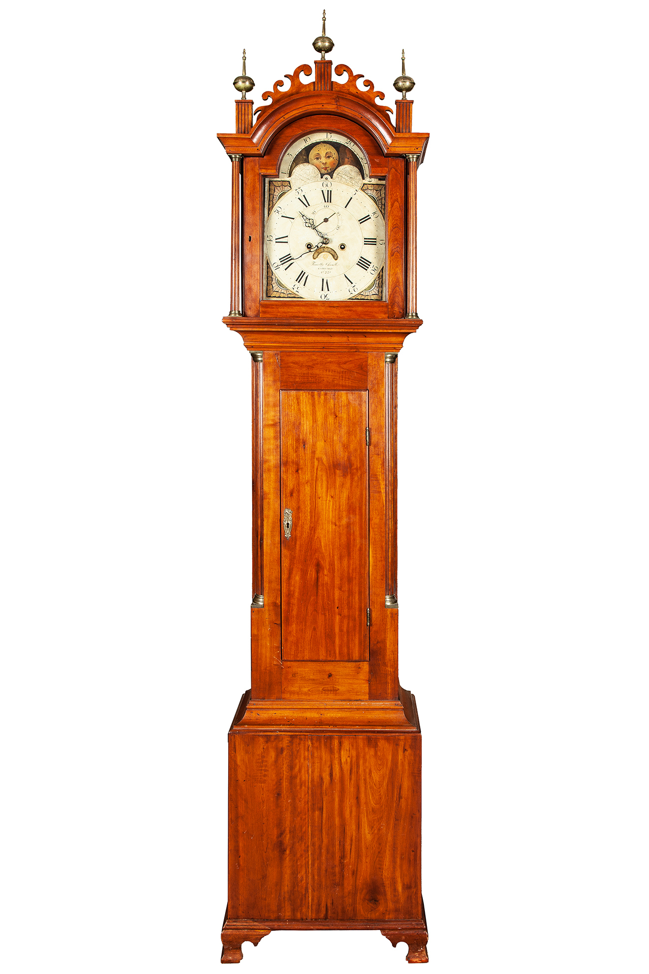 Timothy Chandler Tall Case Clock | Witherell's Auction House
