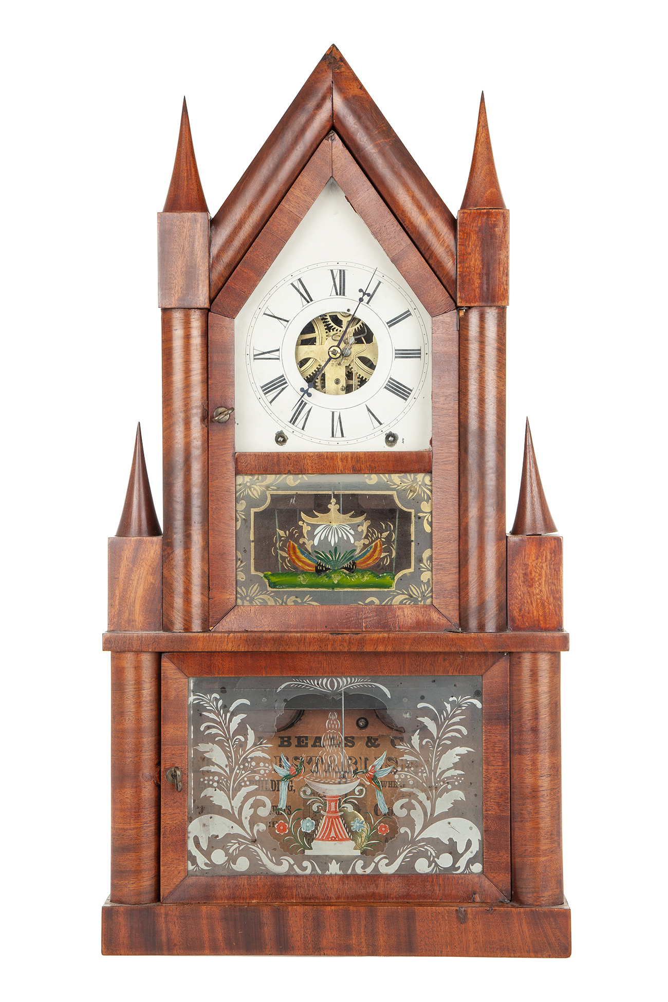 Birge and Fuller Steeple on Steeple Clock | Witherell's Auction House