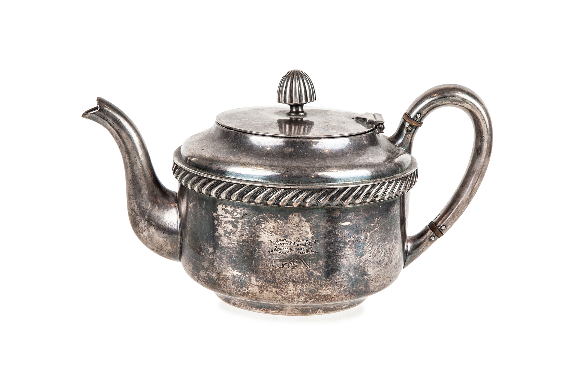 US Navy Officer’s Mess silver plate Teapot by International Silver ...