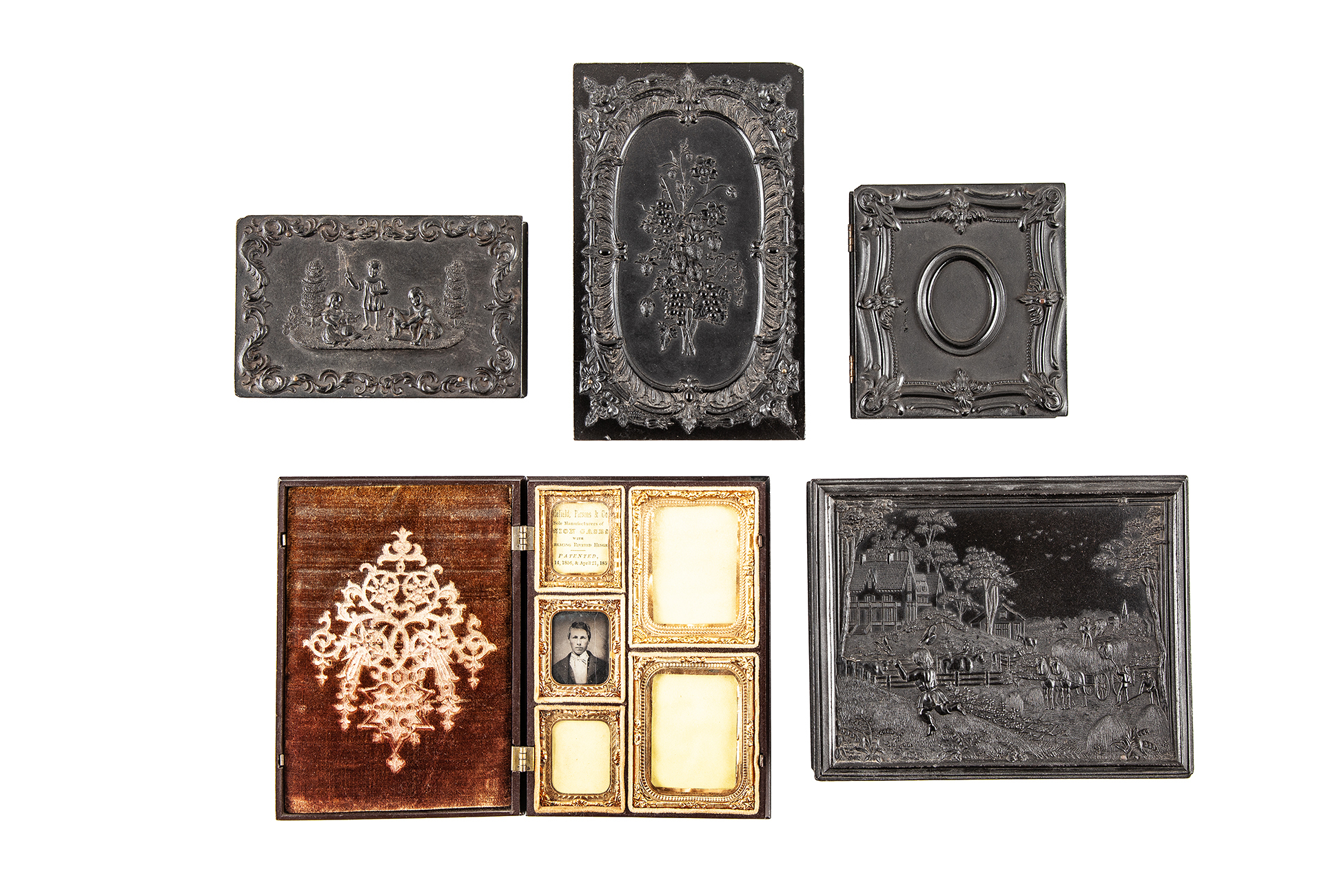 5 Large Thermoplastic Union Cases | Witherell's Auction House