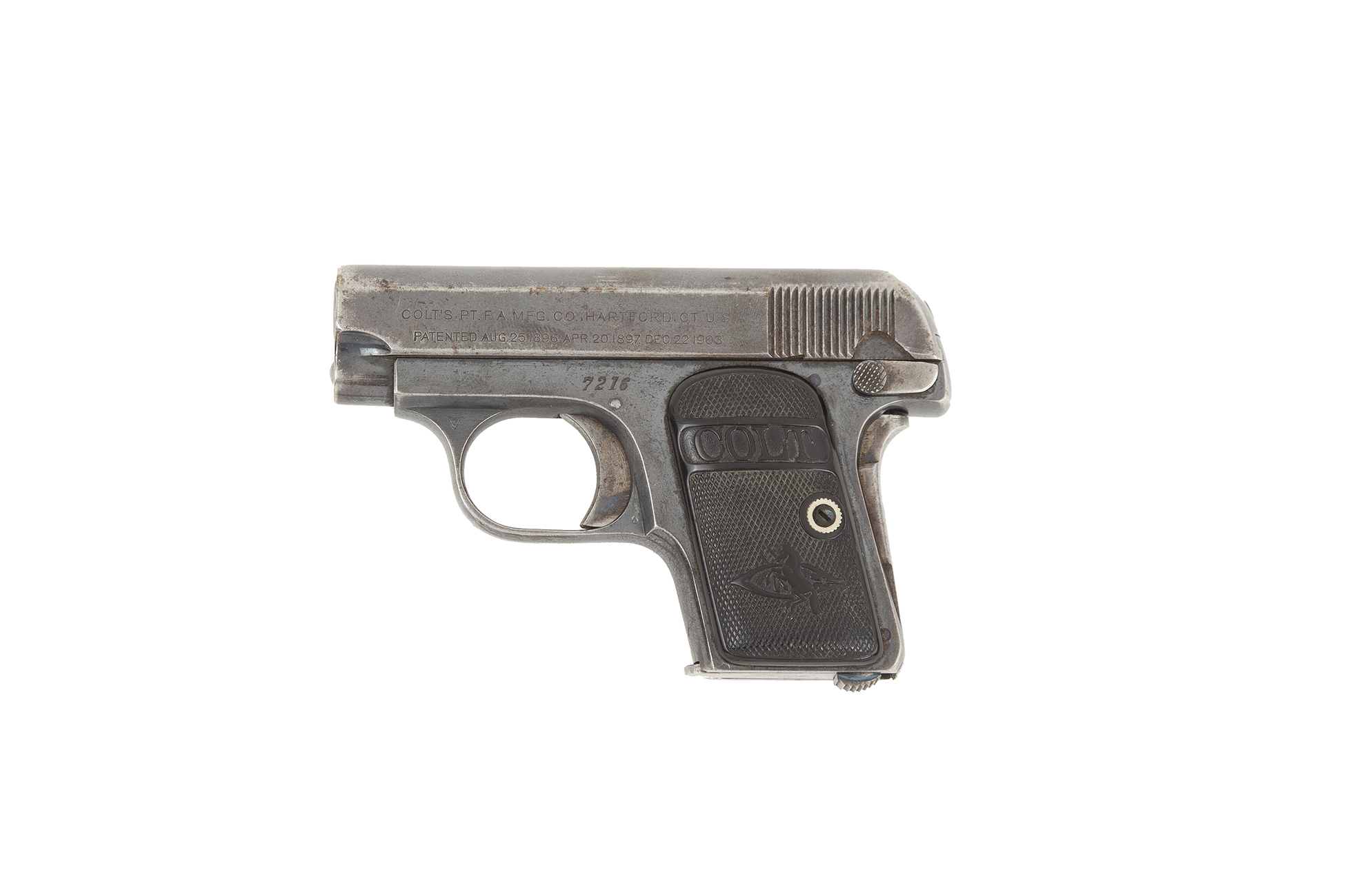 Colt .25 Caliber Automatic Vest Pocket Pistol | Witherell's Auction House