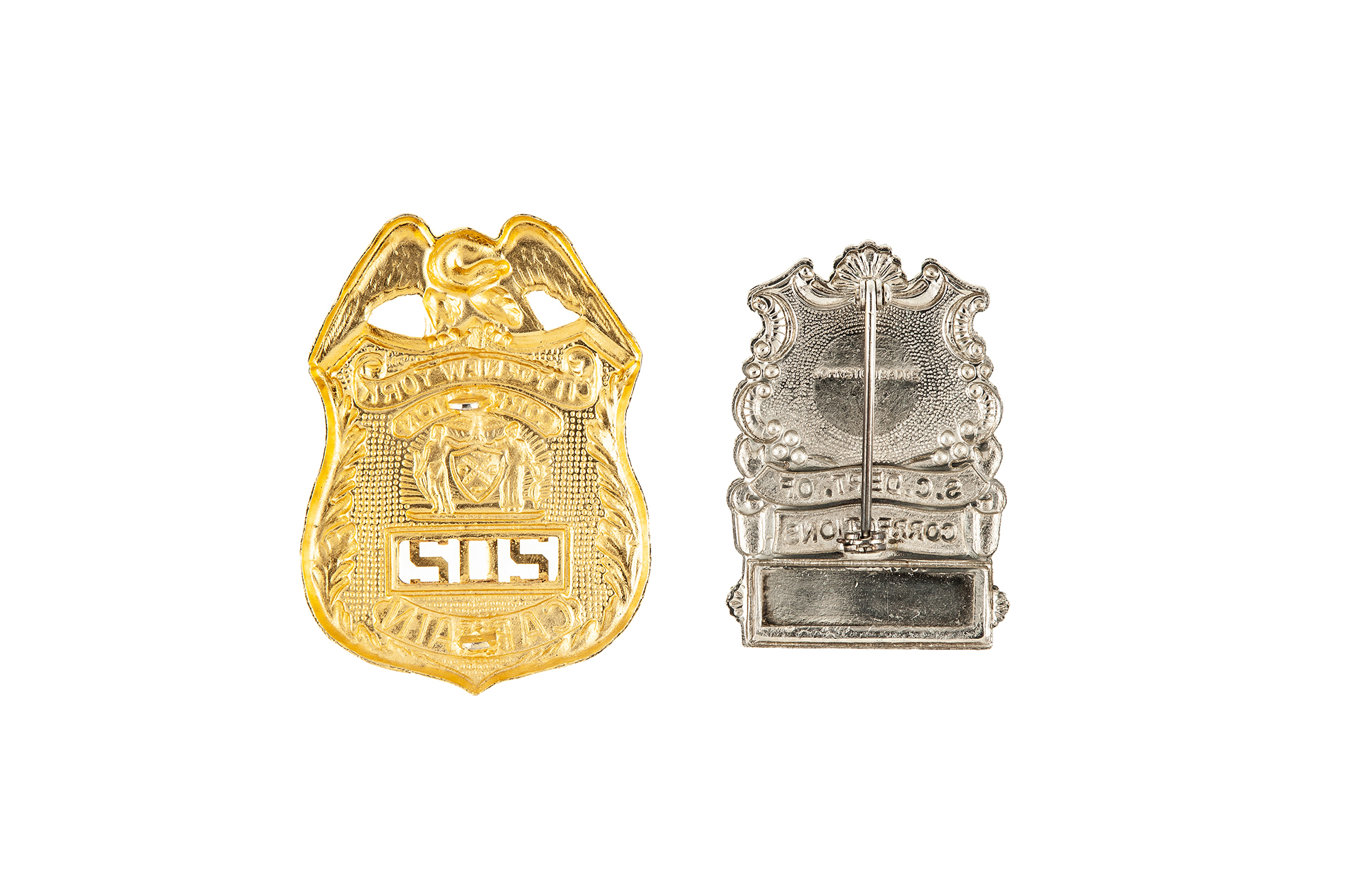 Two Corrections Officer Badges | Witherell's Auction House
