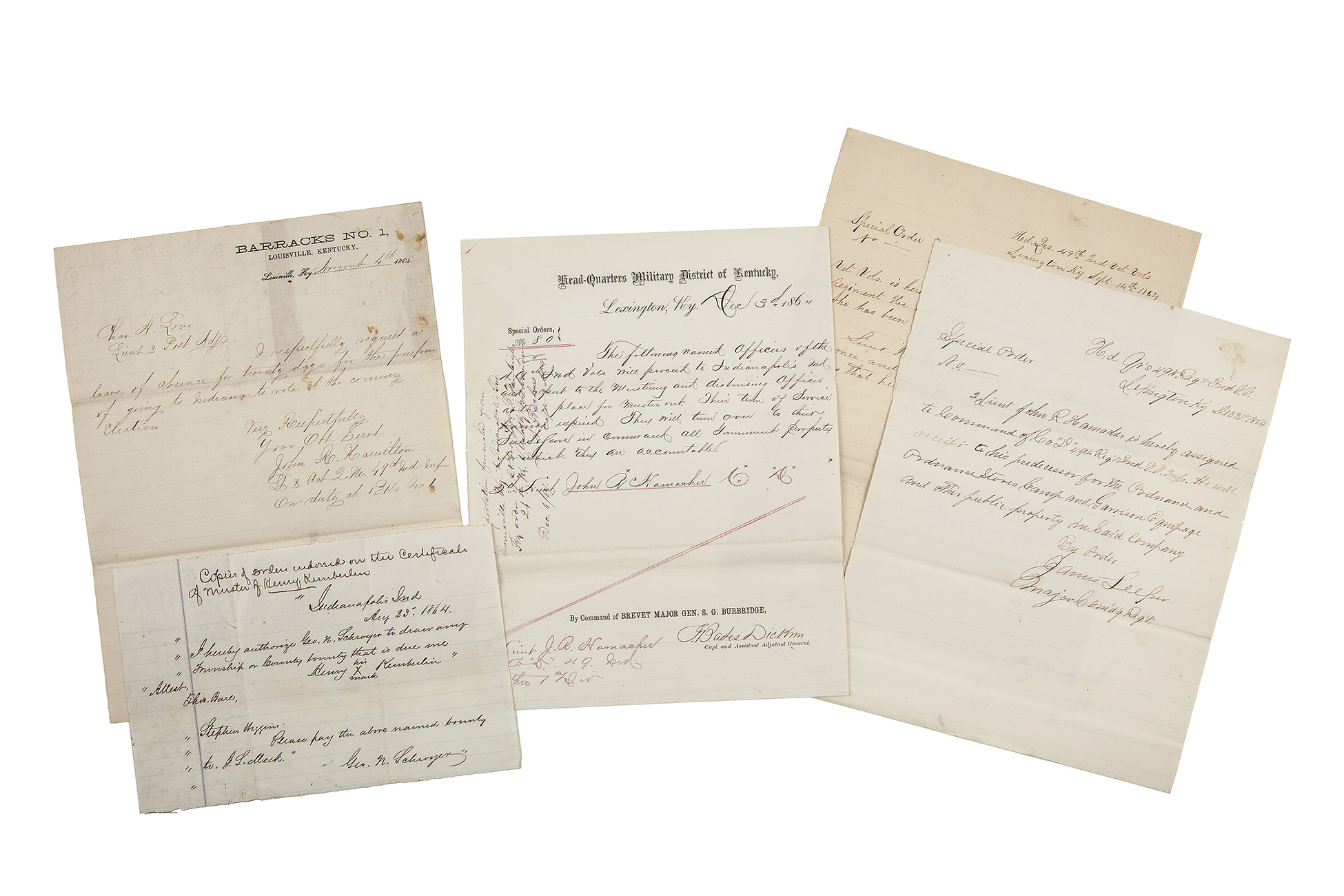 Civil War Era Documents | Witherell's Auction House