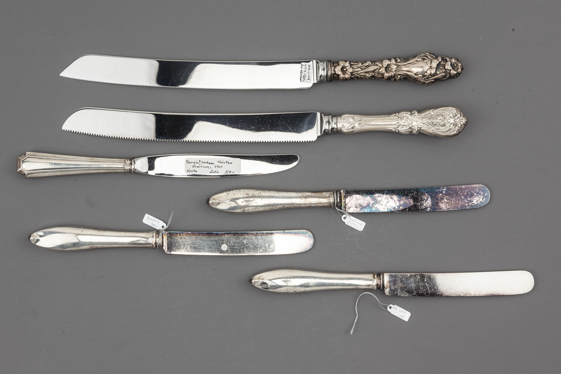 Assorted Silver Knives | Witherell's Auction House