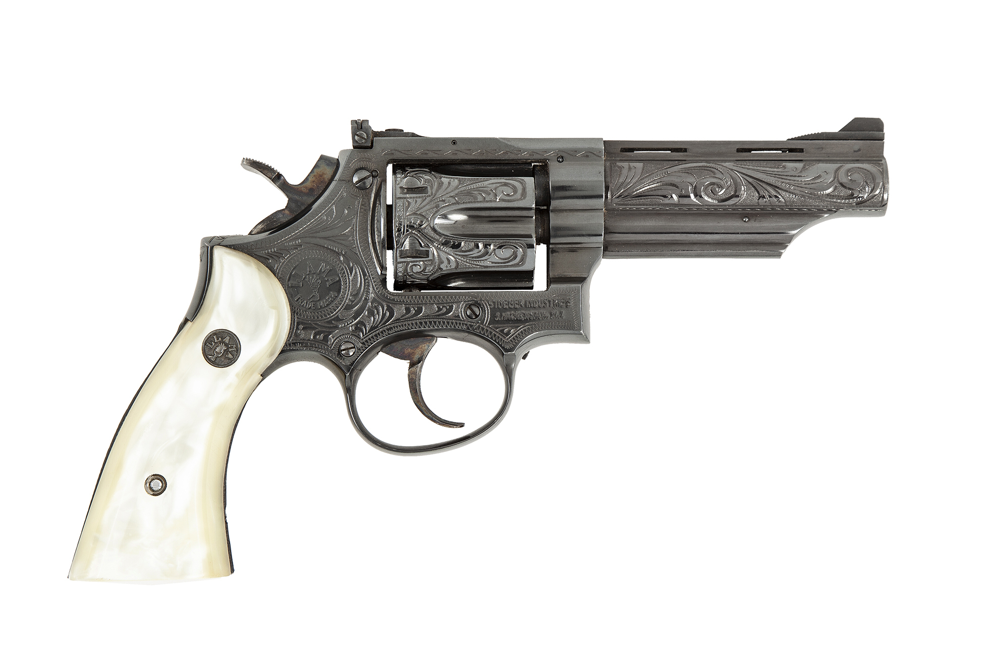 Llama .38 Special Factory Engraved Revolver | Witherell's Auction House