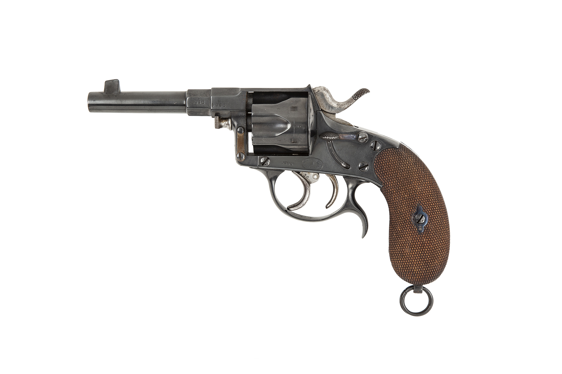 Dual Double & Single Action German 1883 Reichs Revolver | Witherell's ...