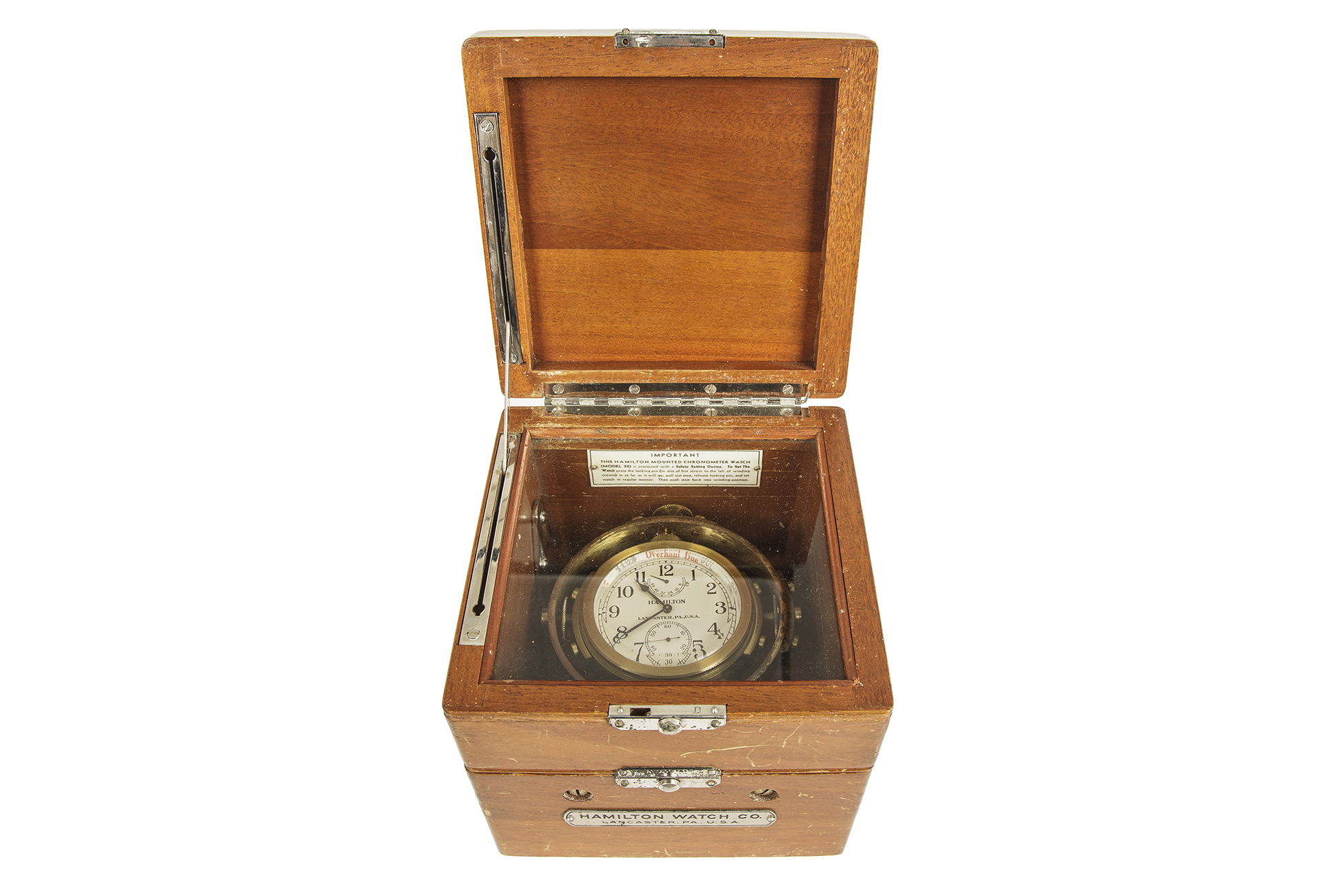 WWII U.S. Navy Hamilton Chronometer | Witherell's Auction House
