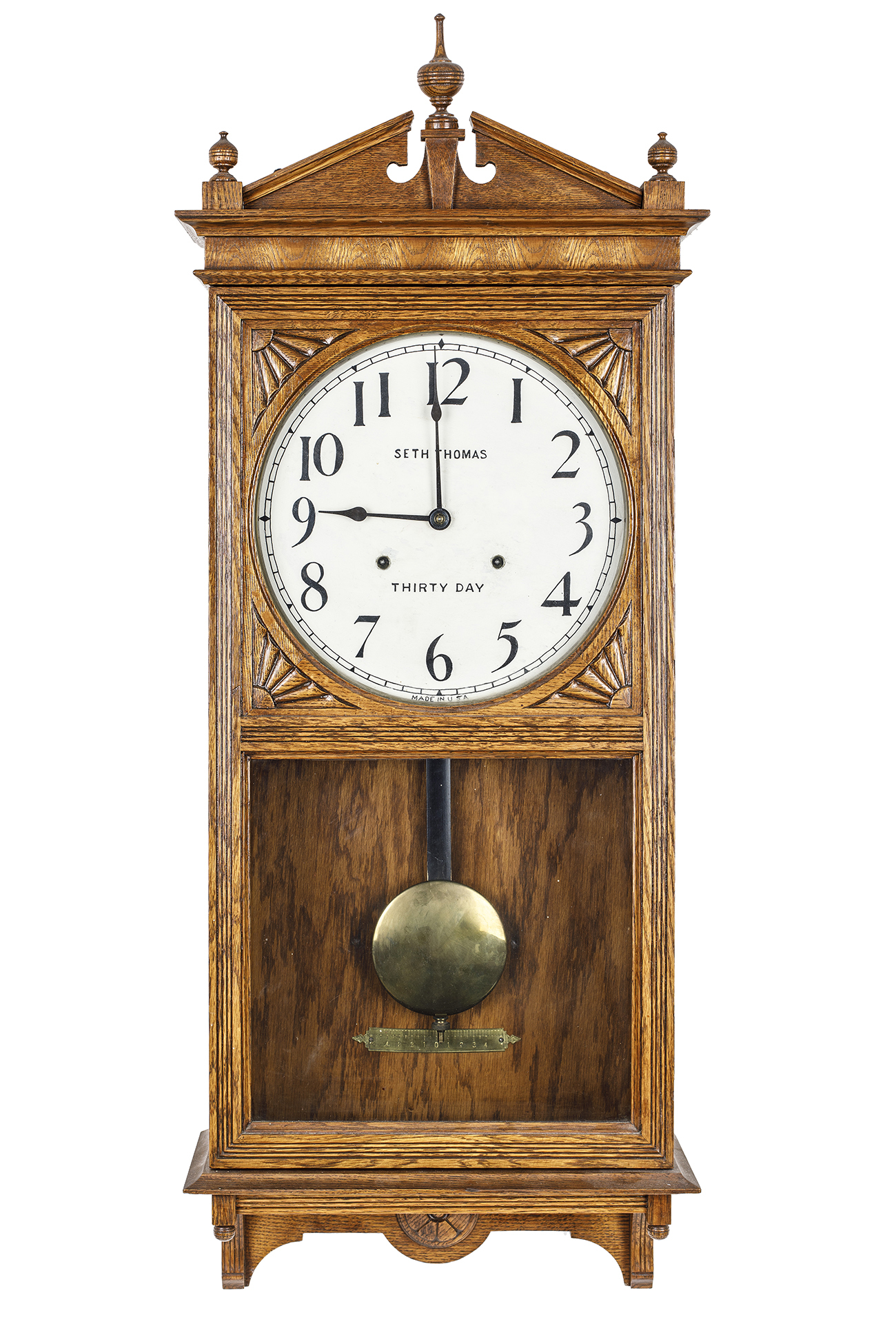 Seth Thomas 30 Day Wall Clock | Witherell's Auction House
