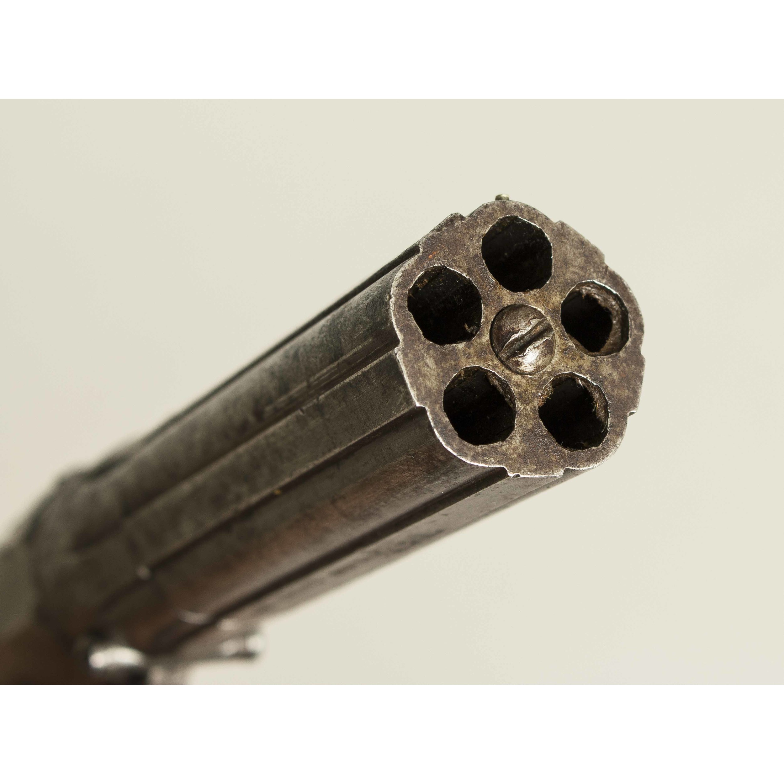 Antique Robbins & Lawrence Ribbed Barrel 5 Shot Revolver | Witherell's ...